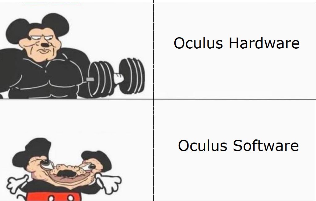 Made while reinstalling the Oculus app because it won't recognize my Rift S (again) | Scrolller