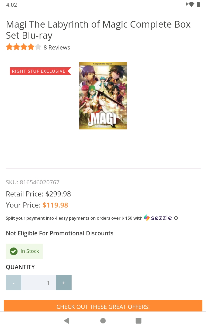 Magi Labyrinth of Magic Complete Box Set Blu-ray back in stock on RightStuf. | Scrolller