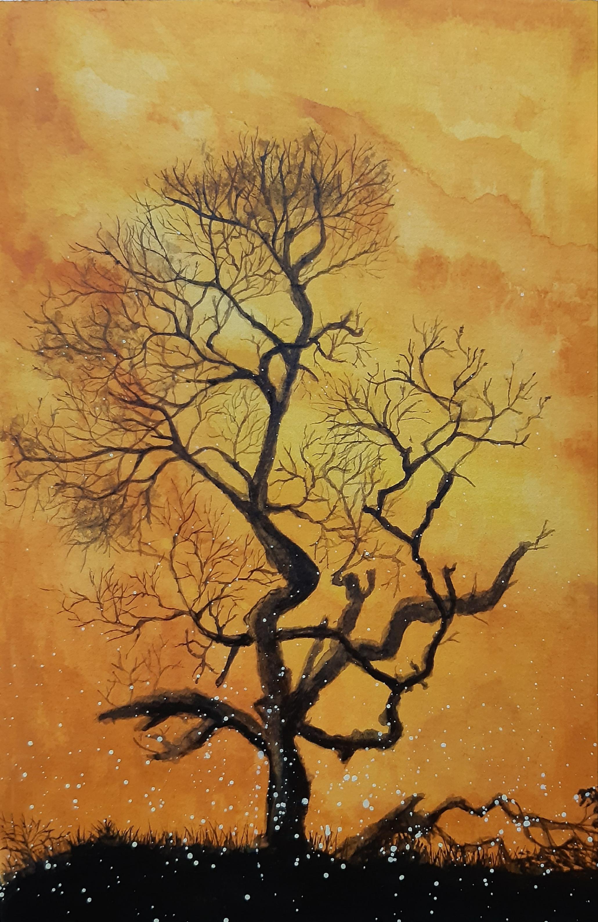 Magic, Me, Watercolour, 2020 | Scrolller