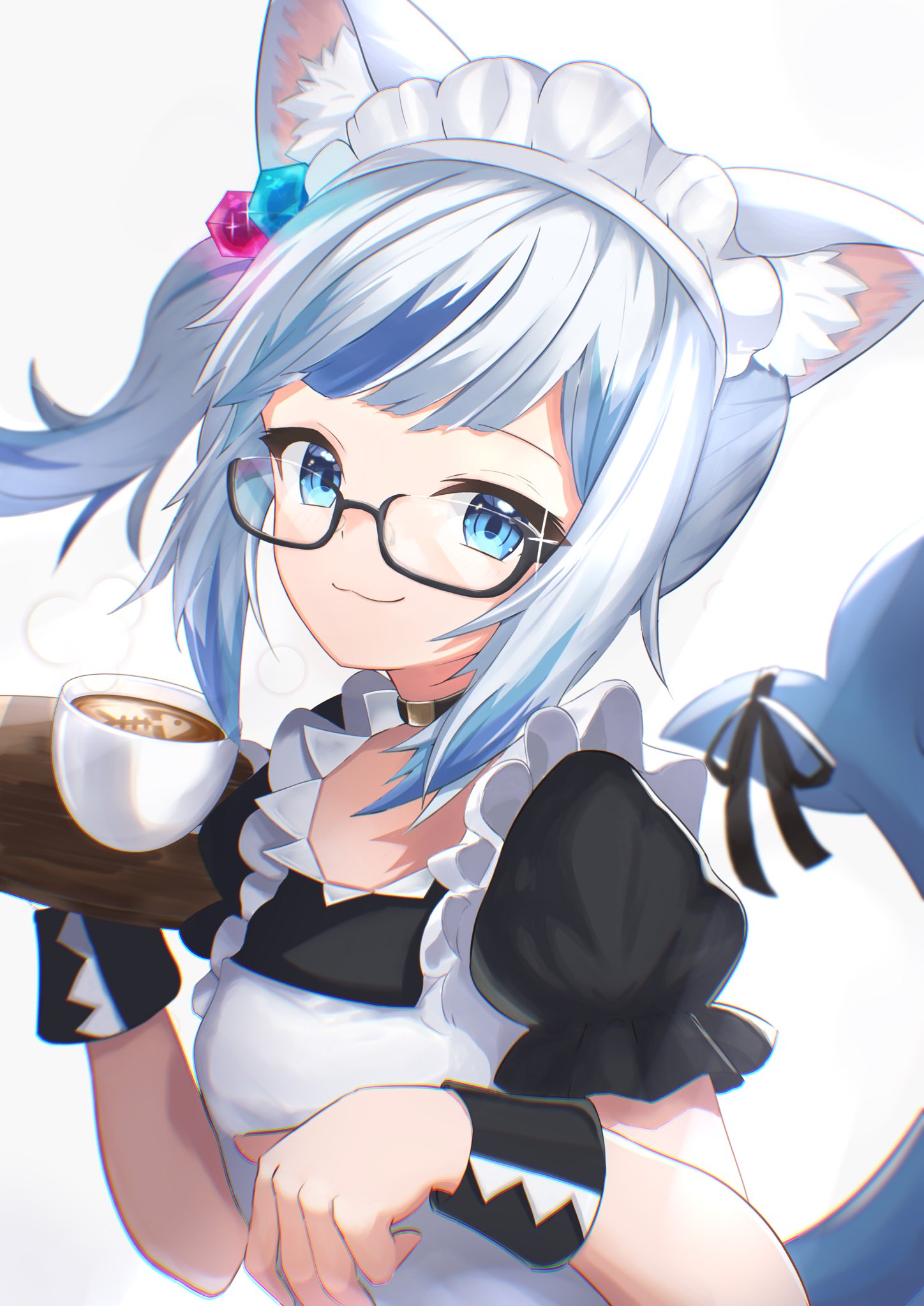 Cat shark megane maid [Hololive] | Scrolller