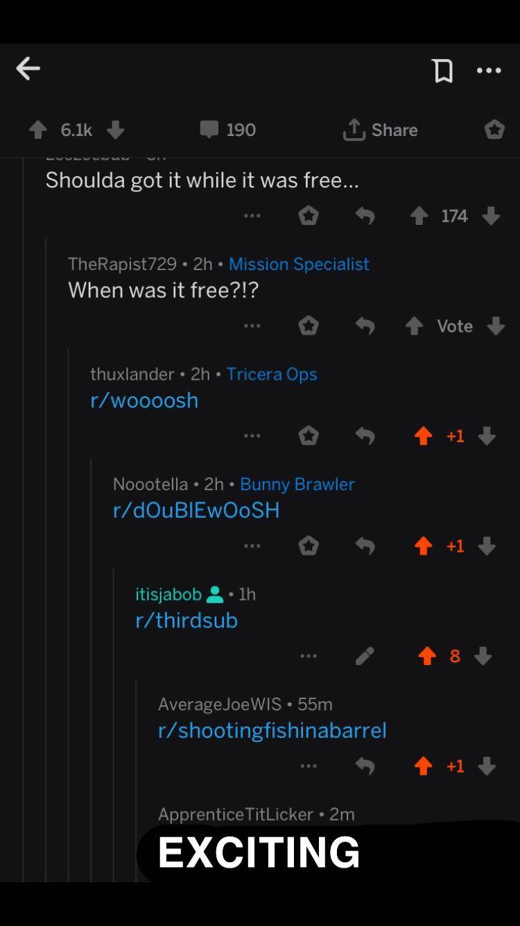 “Make all of my words exciting” | Scrolller