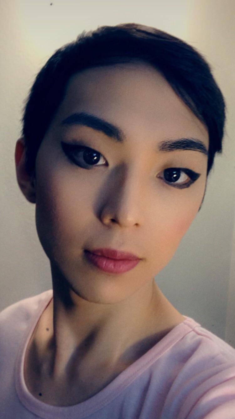 Makeup was a little heavy handed but the lighting was good! | Scrolller