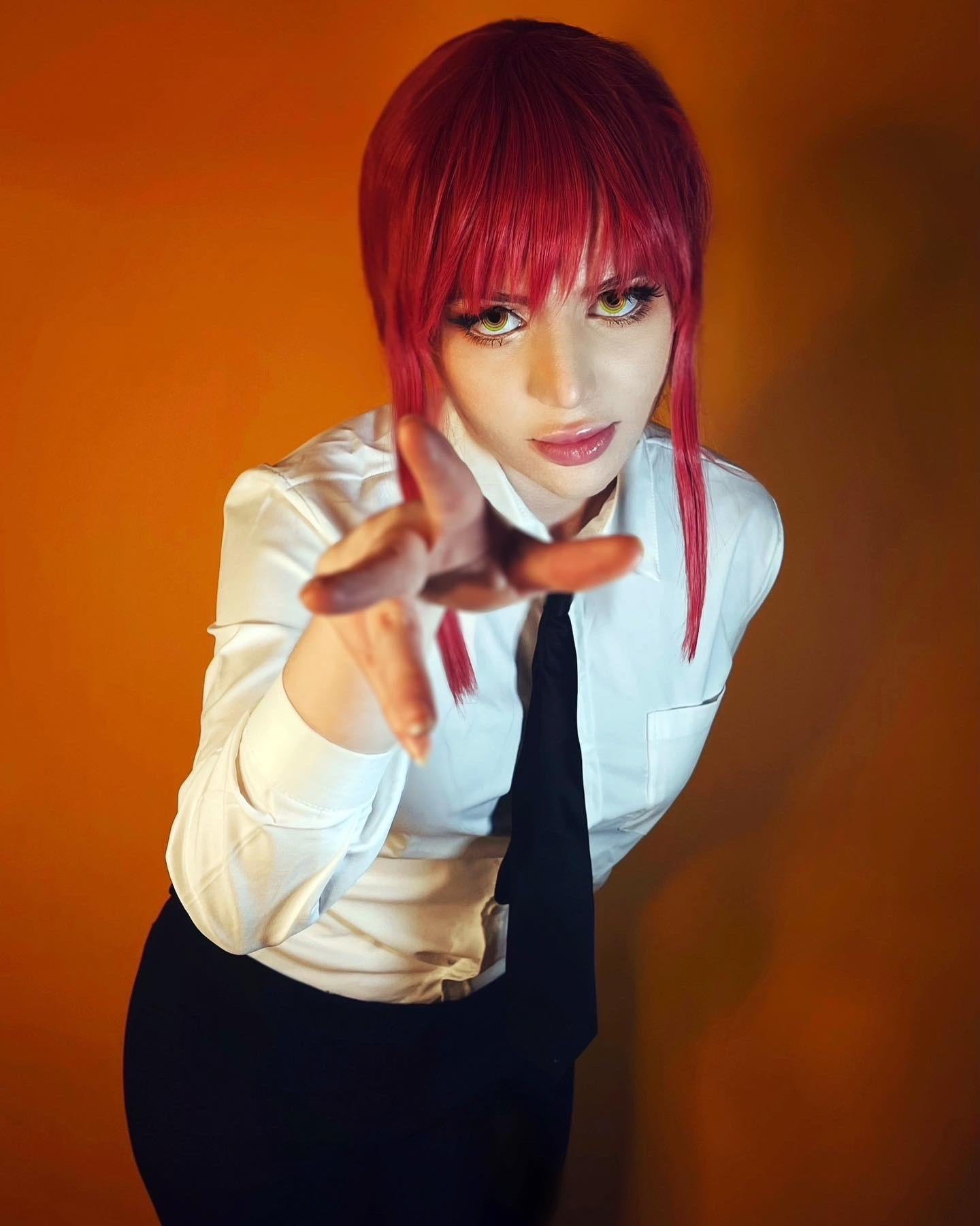 Makima cosplay by me, this cool photo was taken by my brother! | Scrolller