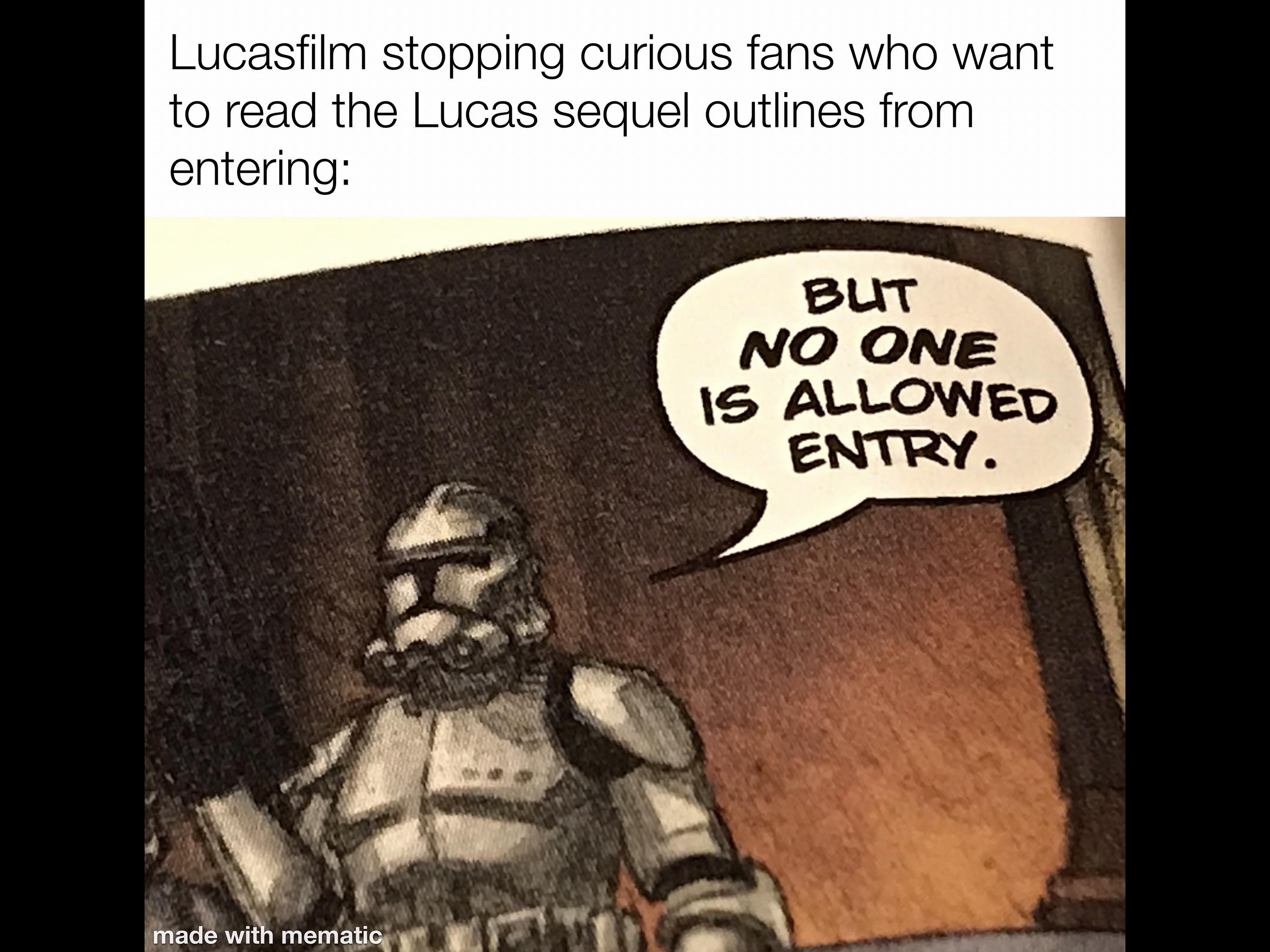 Making a meme of every line of the ROTS comic: post 438 | Scrolller