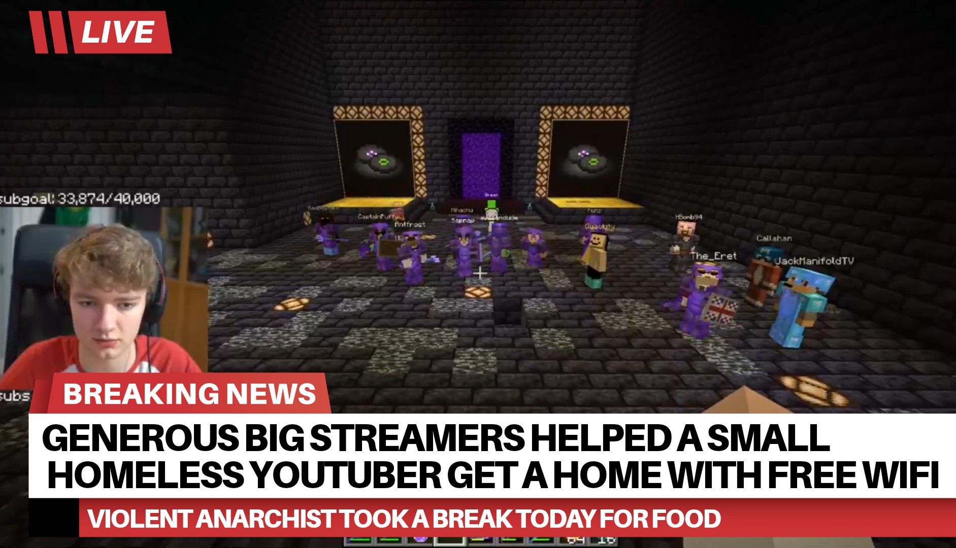 Making bad headlines of the dream smp day 14 | Scrolller