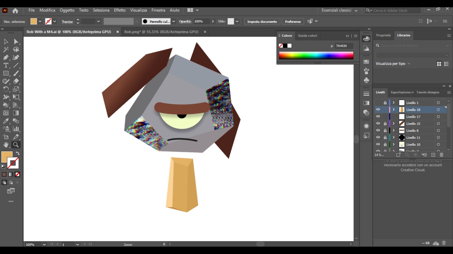 Making Rob in Adobe Illustrator | Scrolller