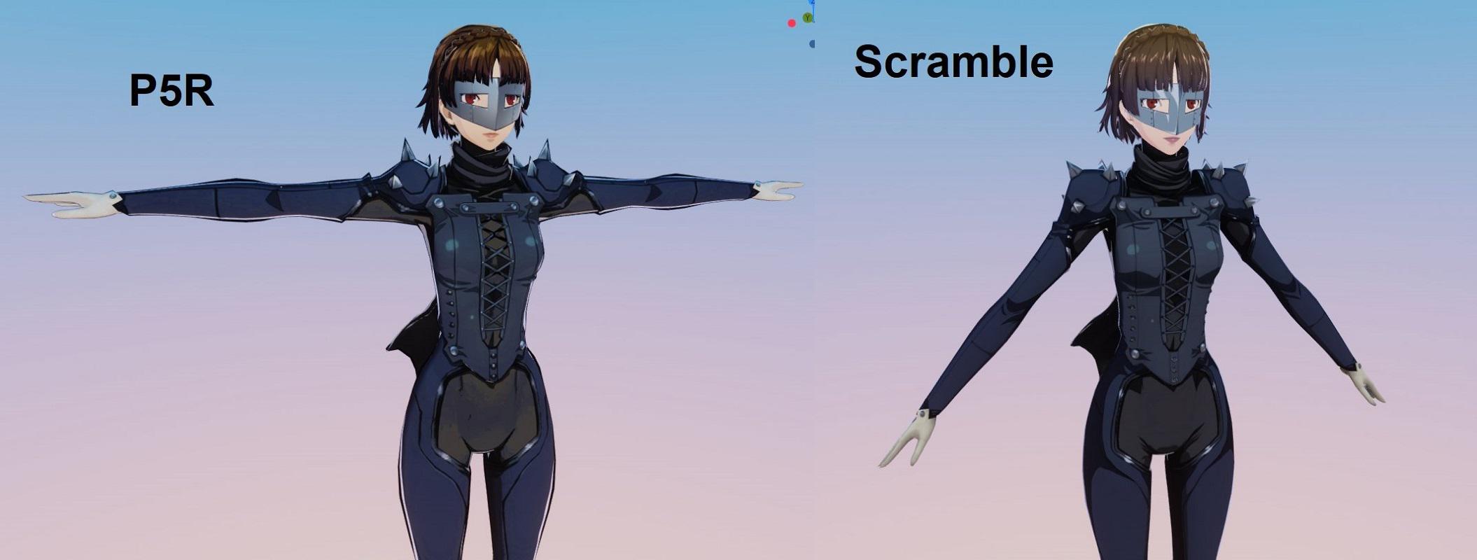 Makoto's model - Royal vs Scramble (Credit to Necroalx) | Scrolller