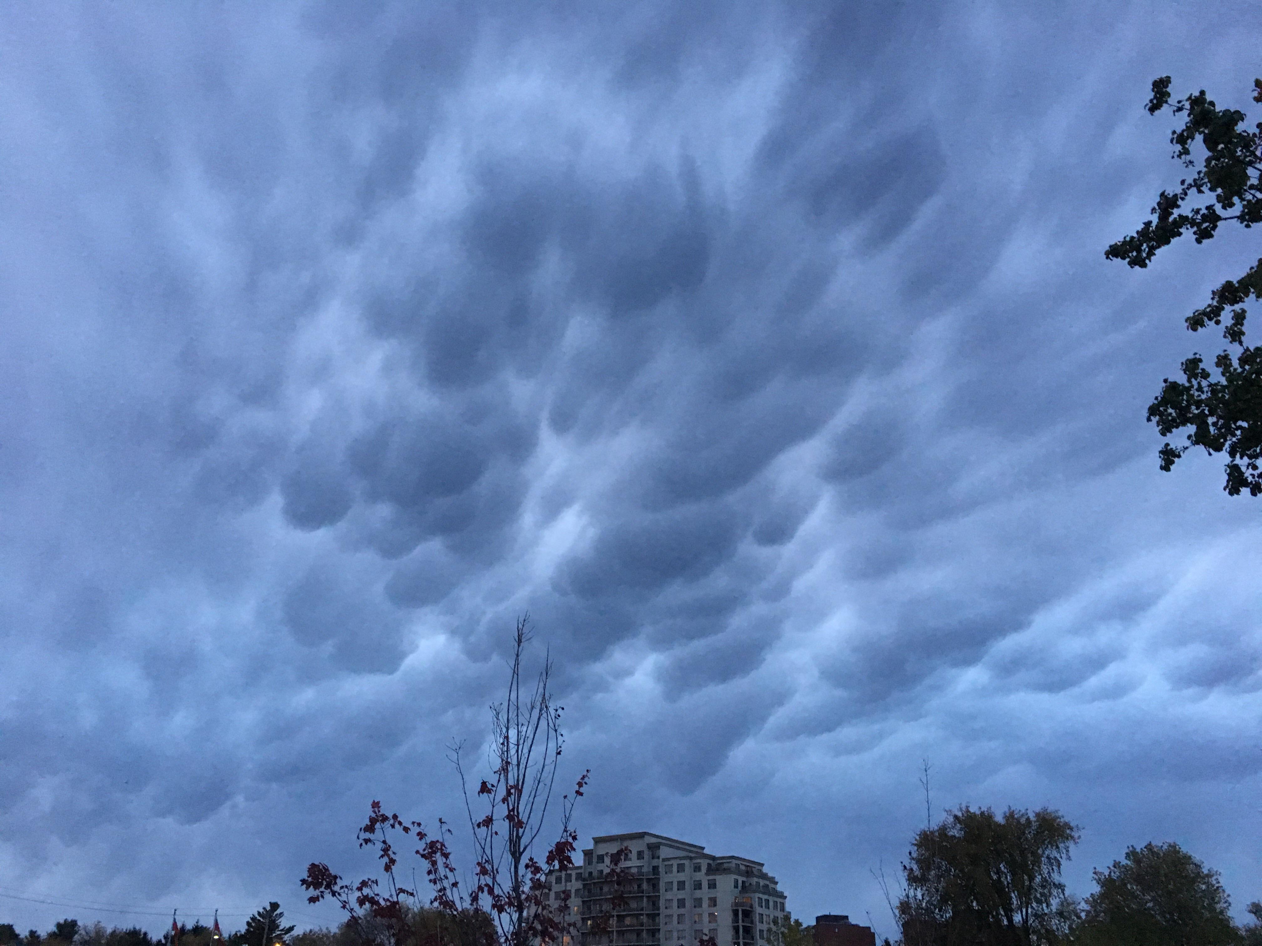 Mammatus over Belmont Village | Scrolller