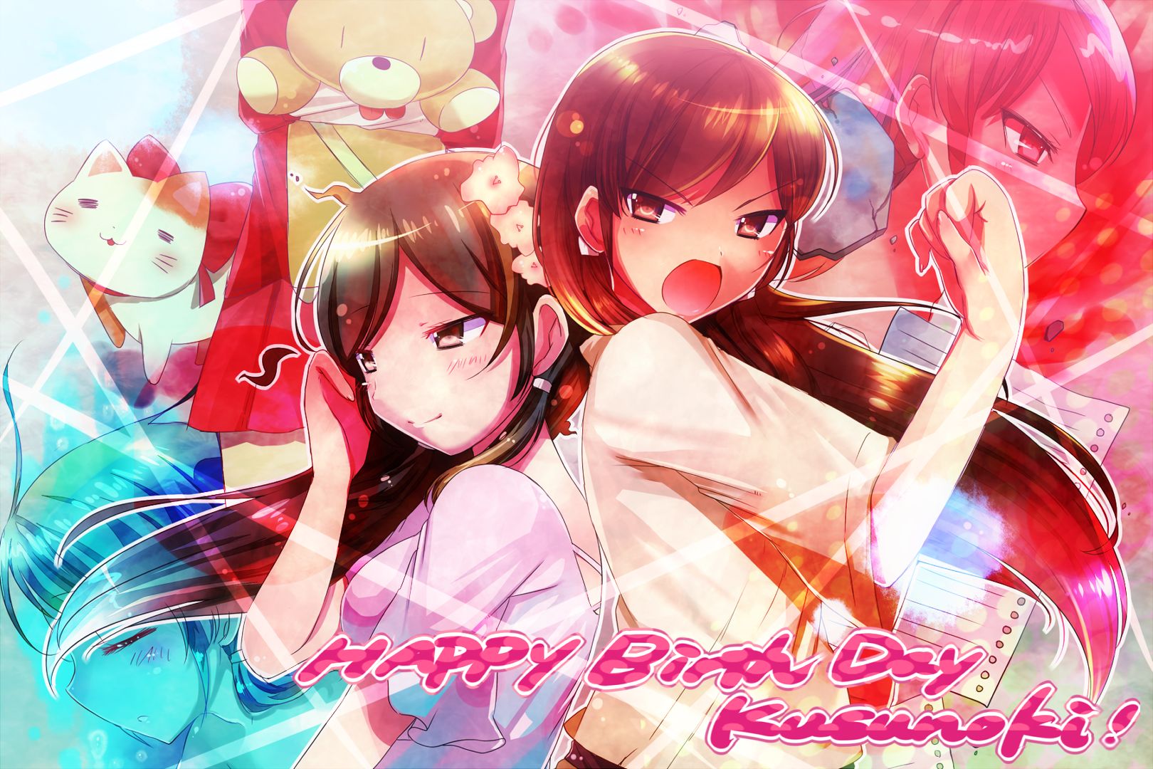 Man I love the colours in this fan-art of Kusunoki | Scrolller