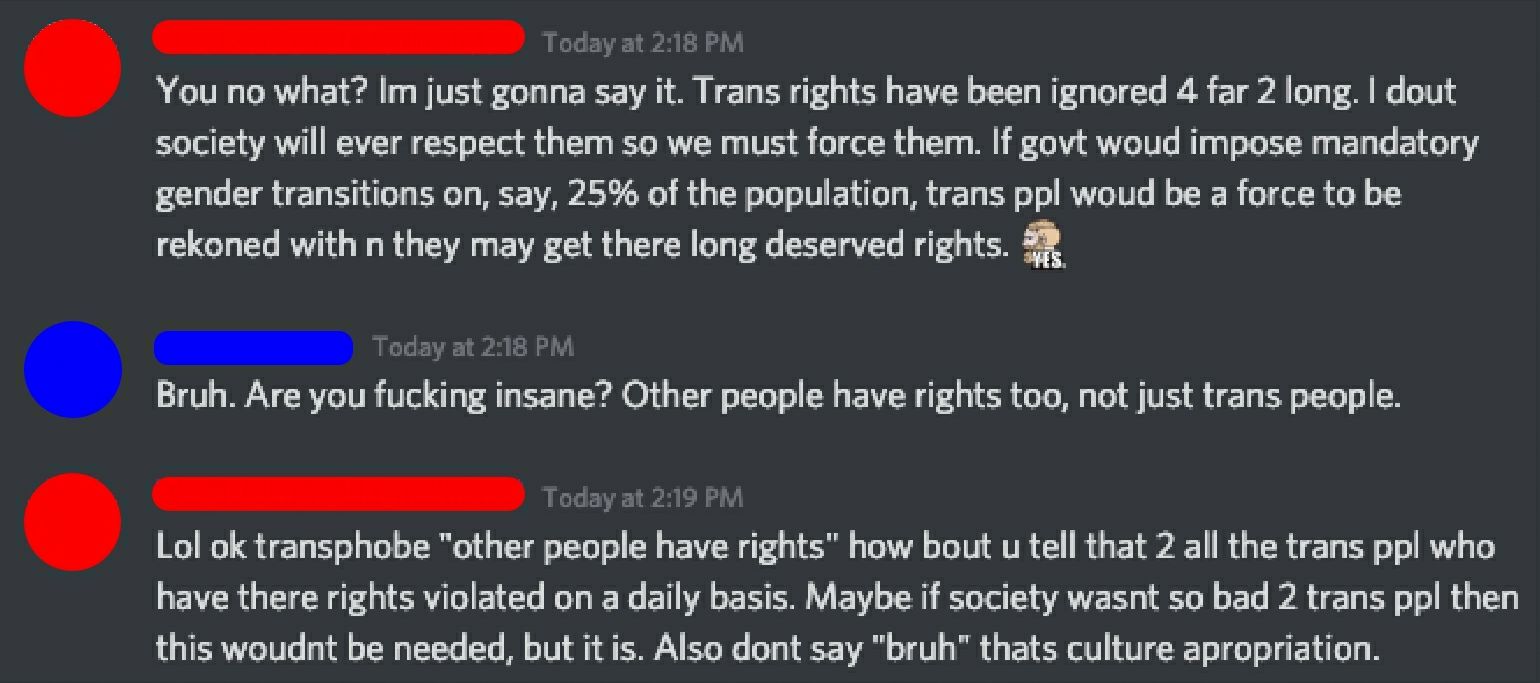 Mandatory Gender Transition | Scrolller