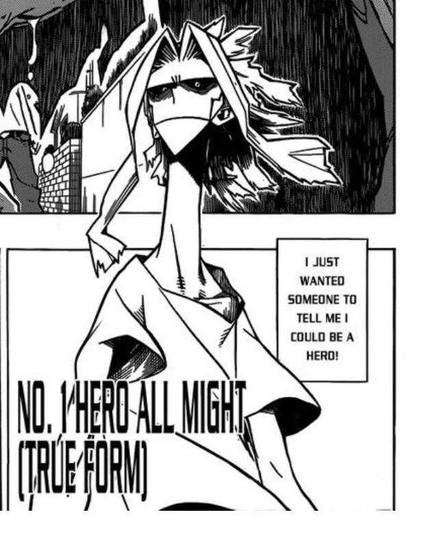 Manga photo of All Might | Scrolller