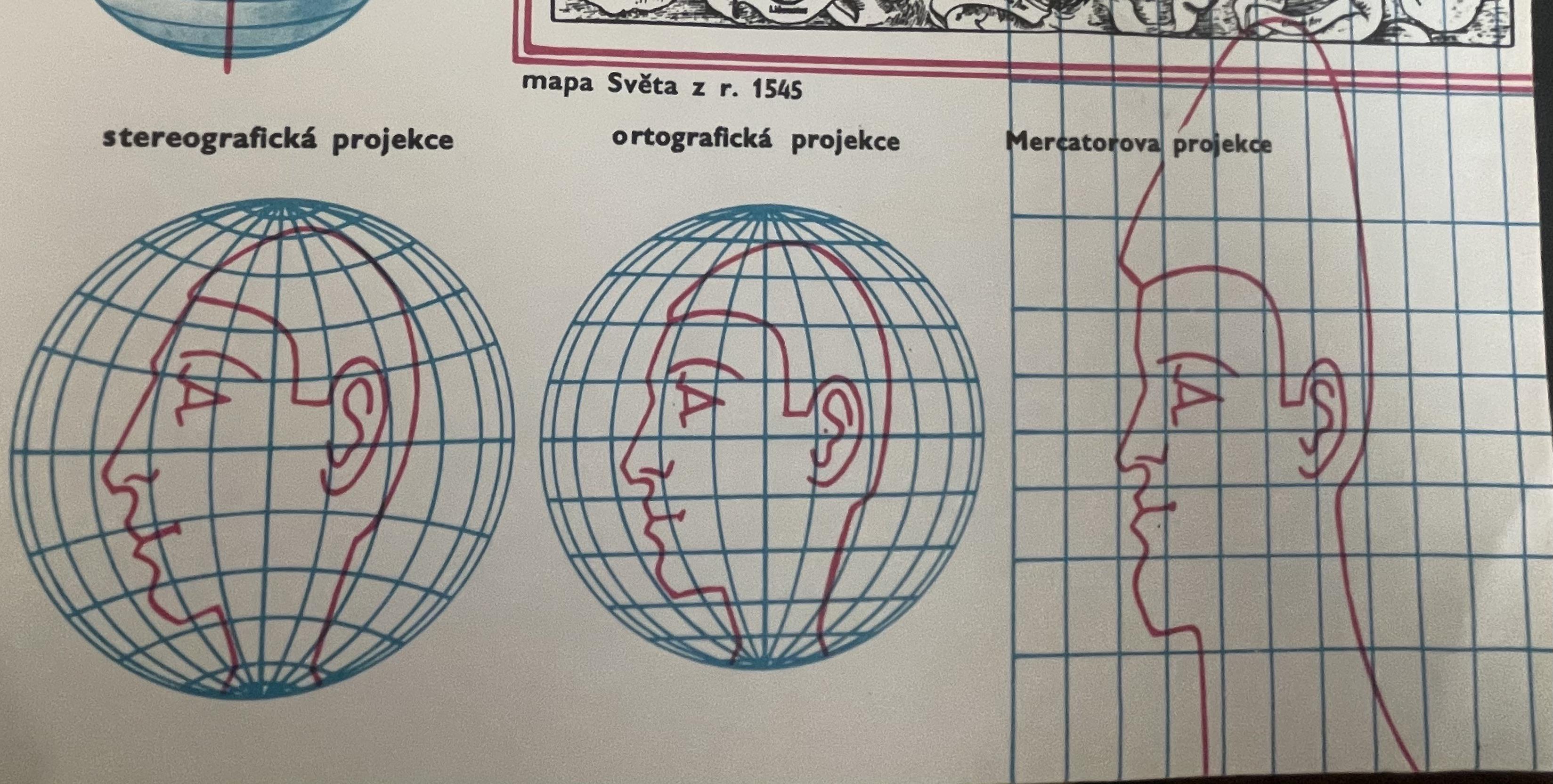 Map projection comparison | Scrolller