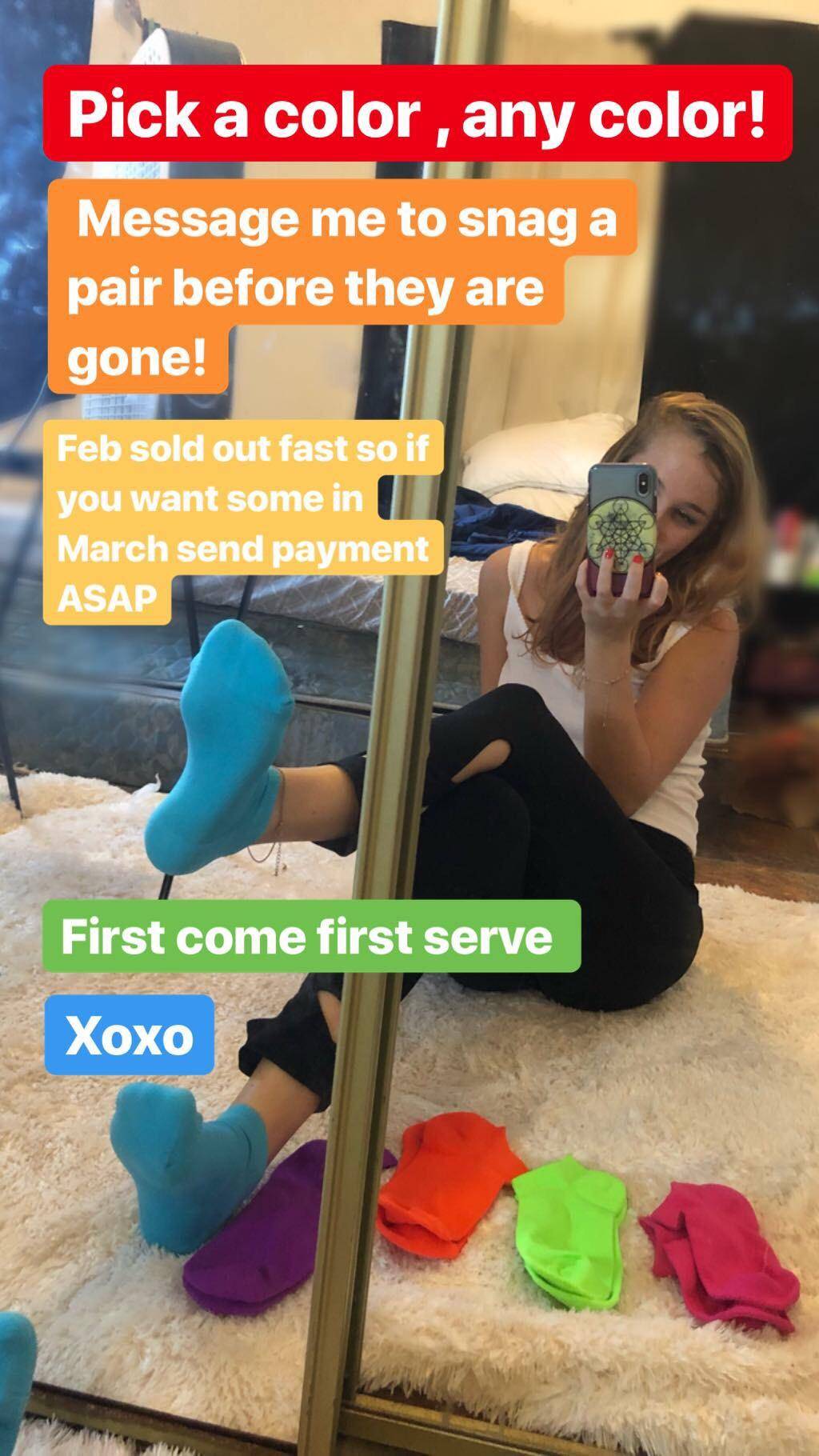 March sock orders are officially open🌈 | Scrolller