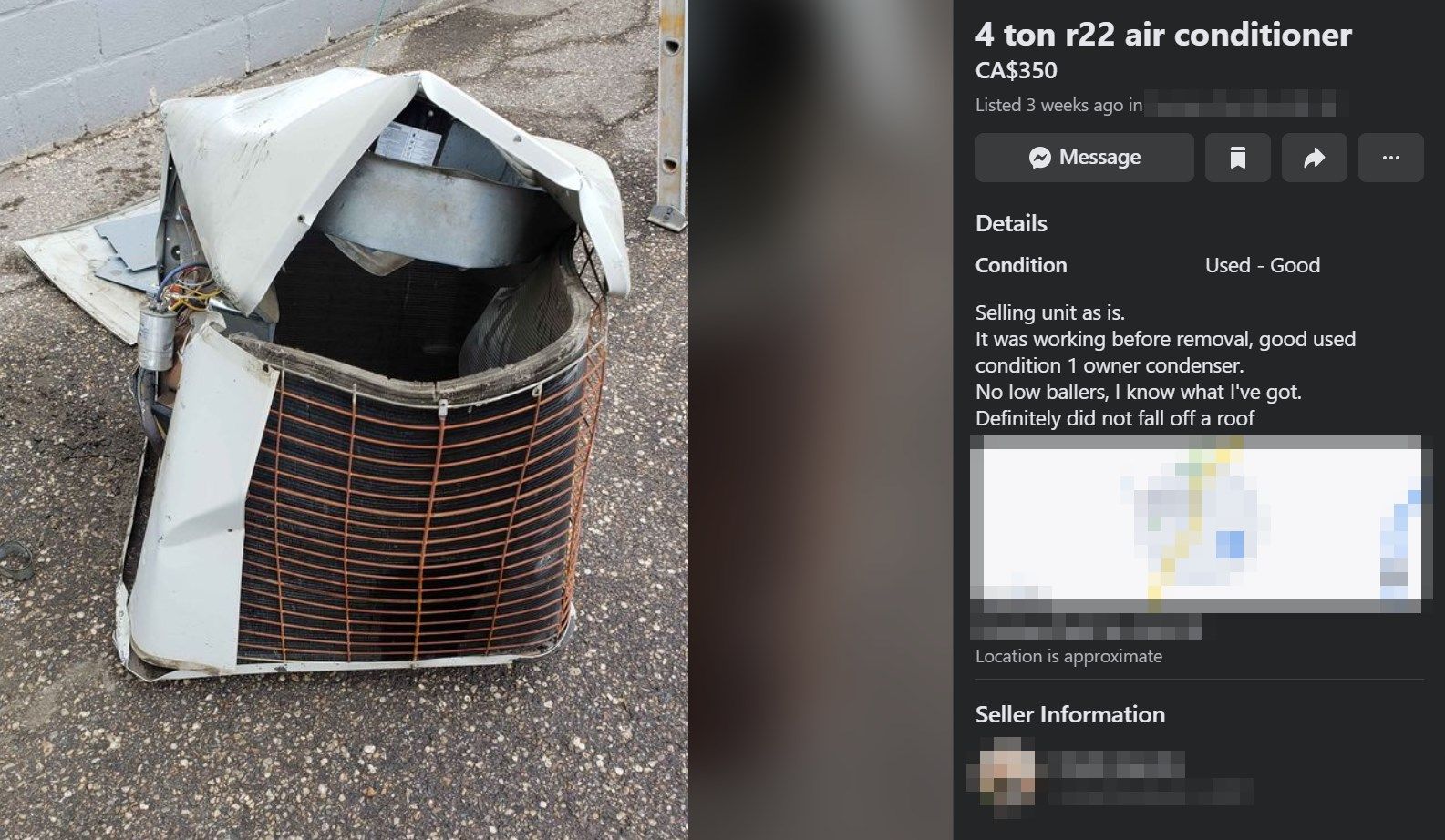 Marketplace jokester during extreme heat wave | Scrolller