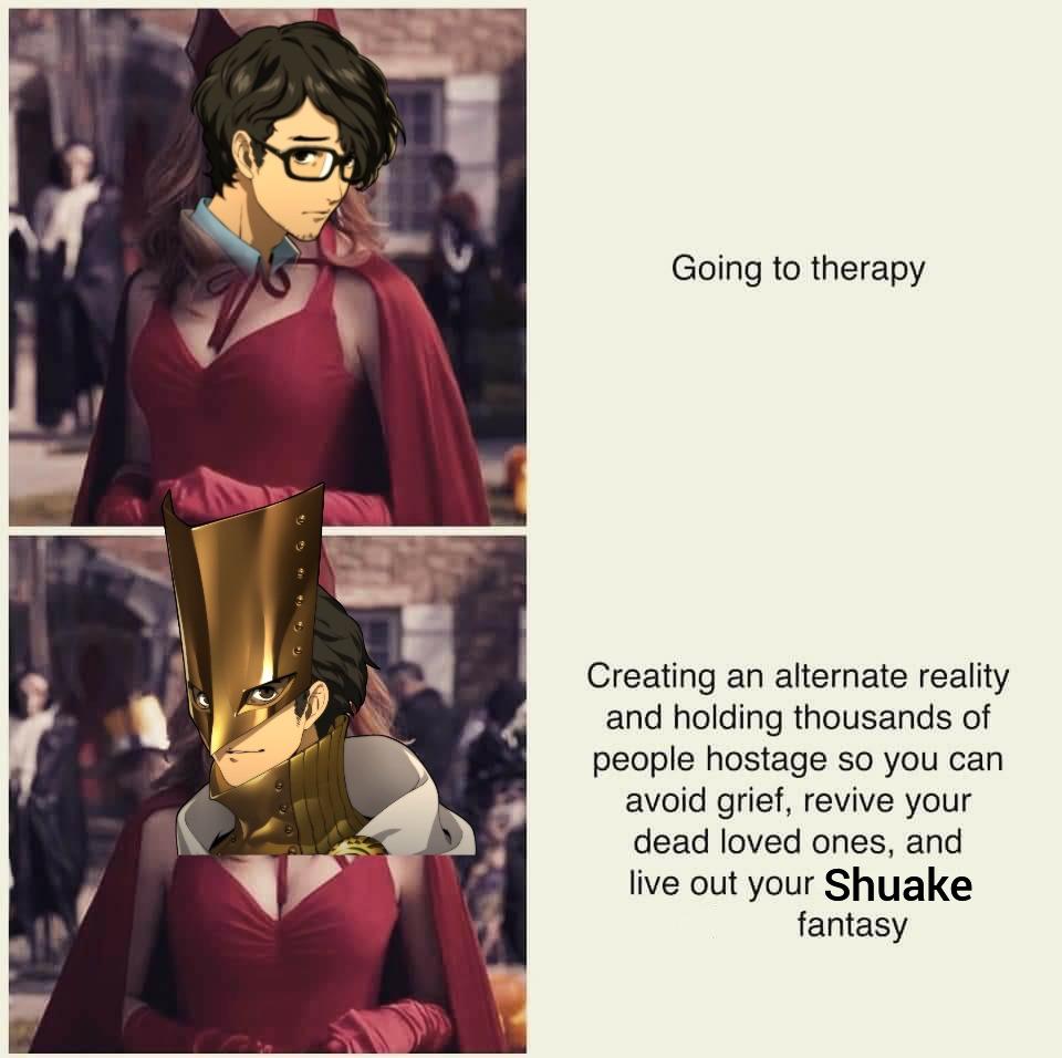 Maruki, the number one AkeShu shipper | Scrolller