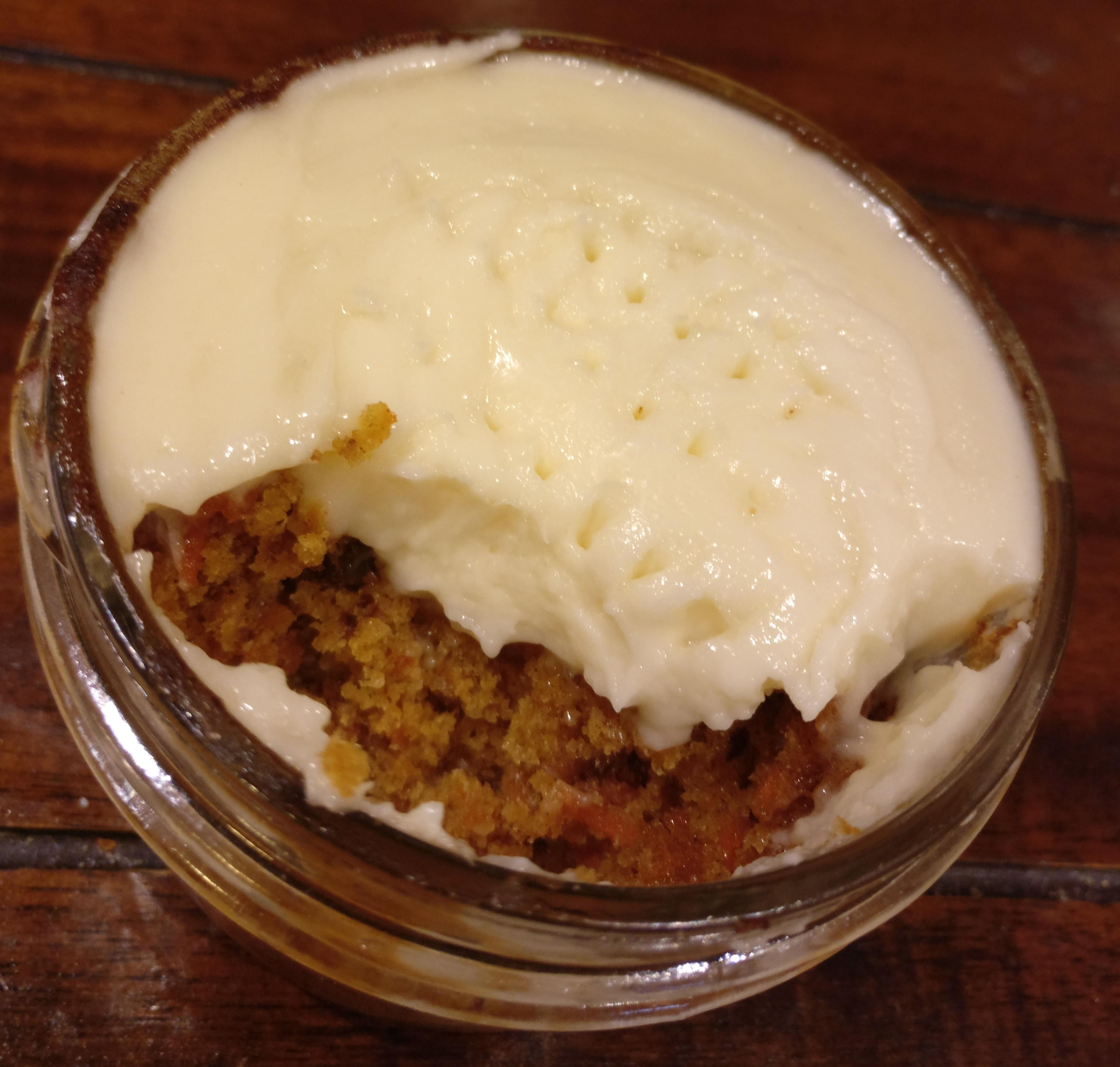 Mason Jar Carrot Cake with cream cheese frosting for dessert! | Scrolller