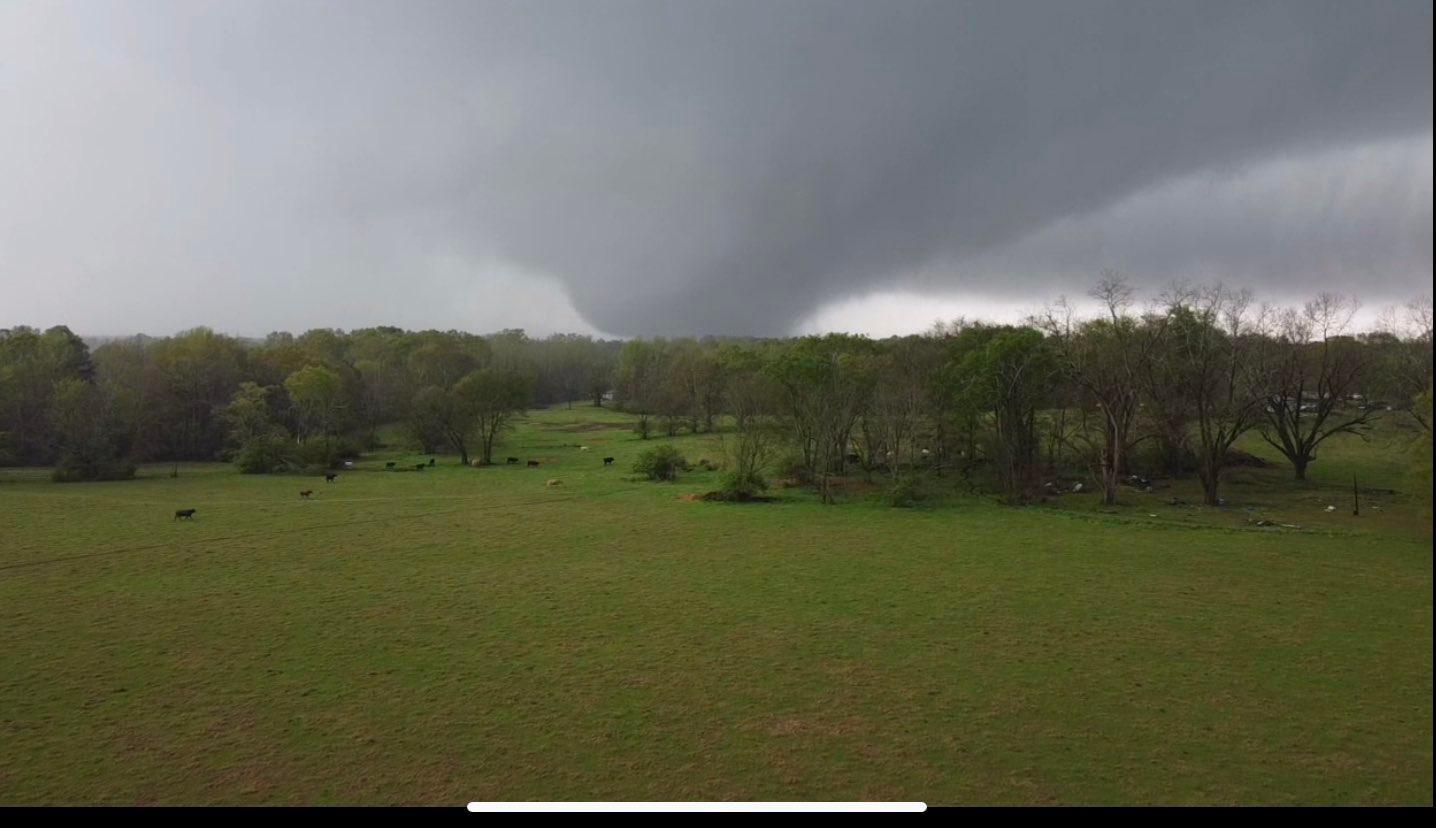 Massive tornado on the ground in Hale County, AL right now | Scrolller