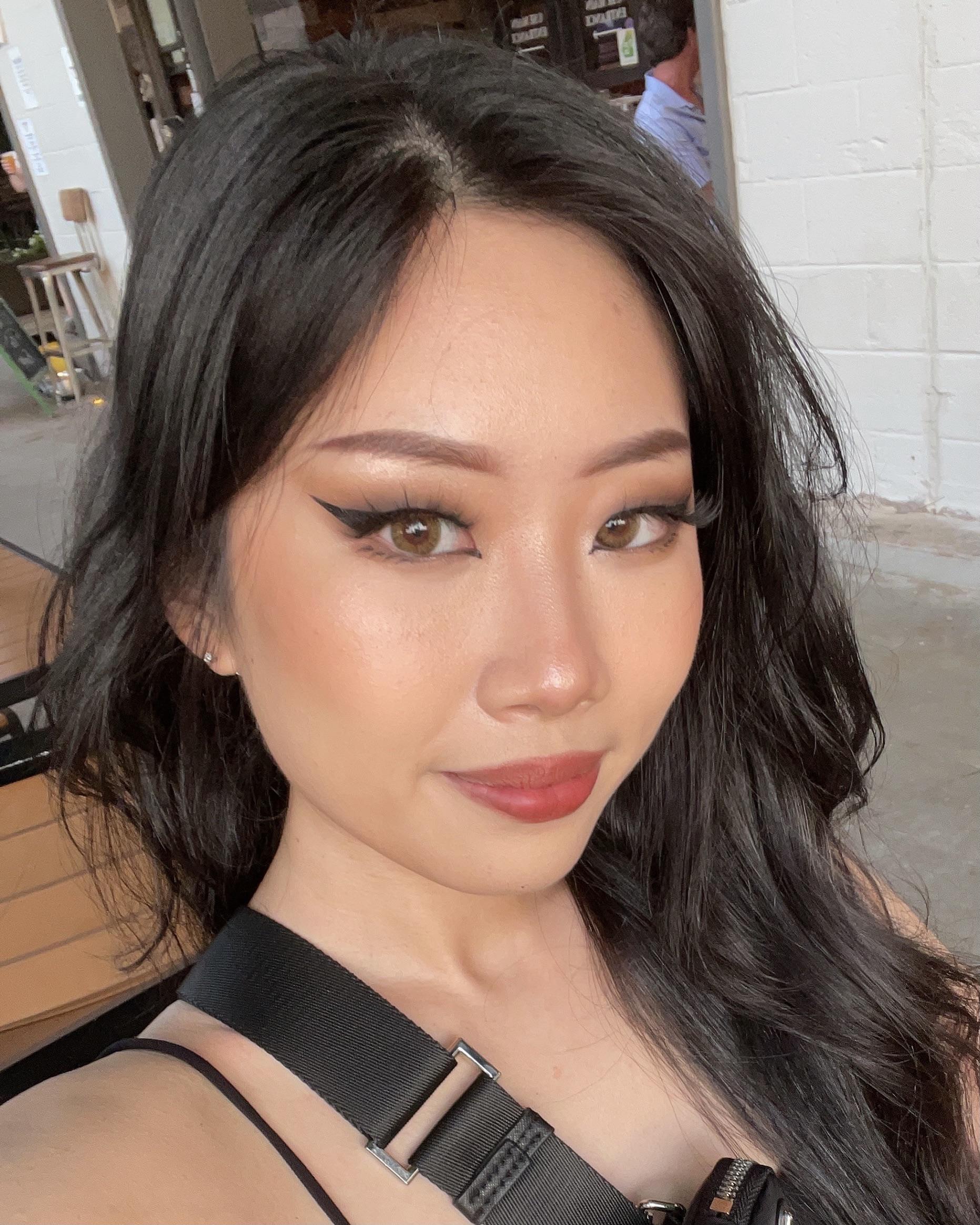 matte glam makeup with outside lighting | Scrolller