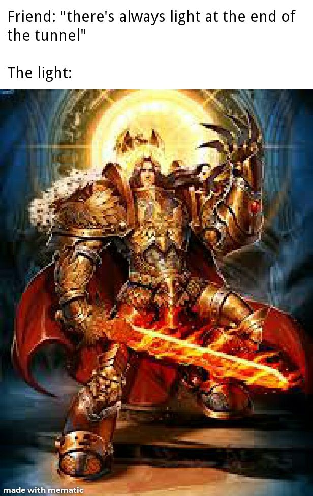 May the Emperor's light guide you | Scrolller