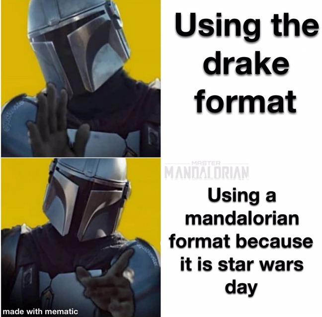 May the fourth be with you. | Scrolller