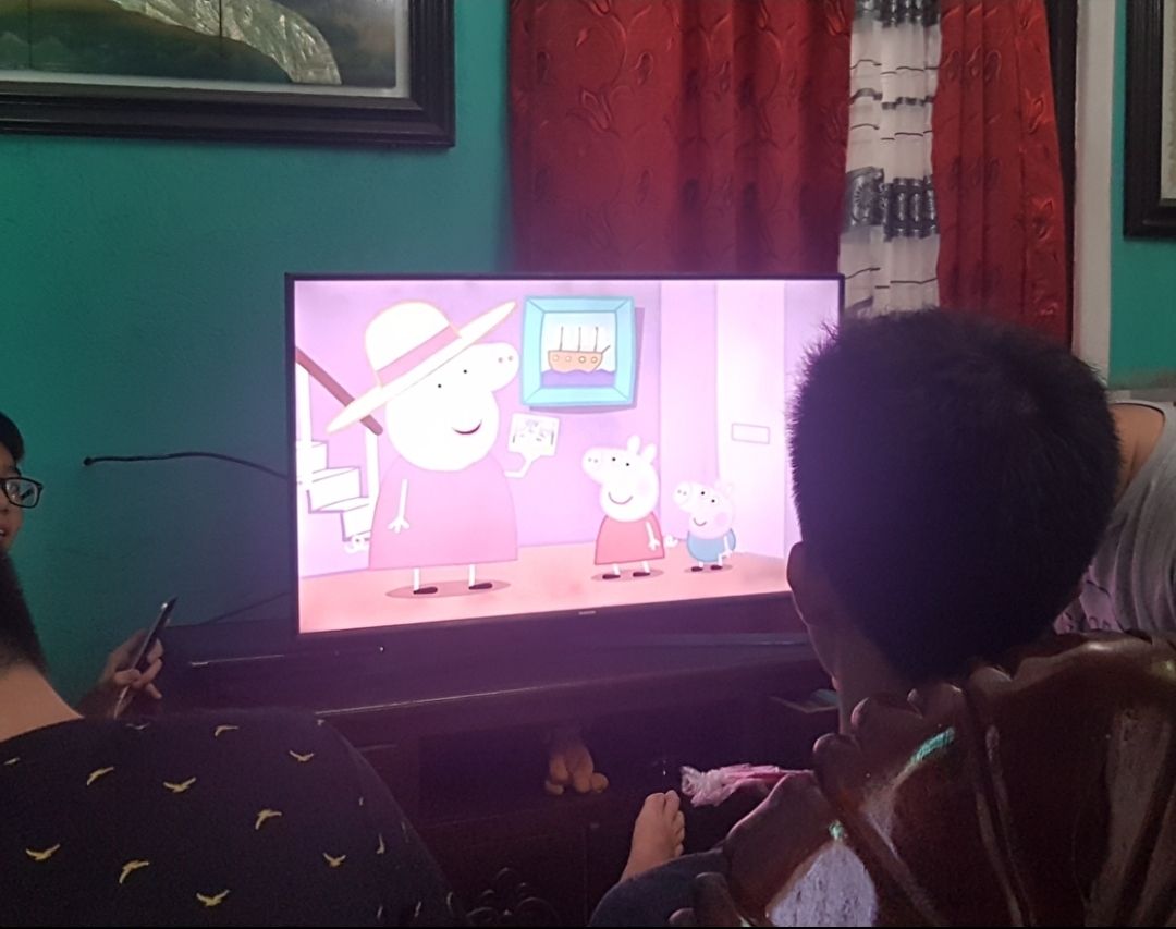 Me and the boys watching peppa pig | Scrolller