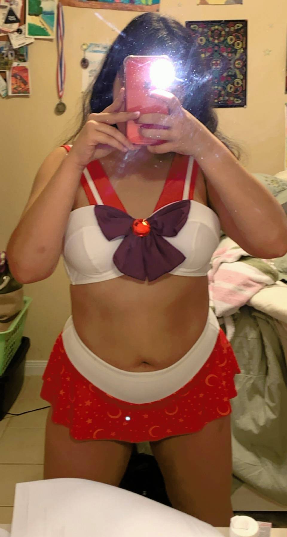 Me as Sailor Mars (but in a bikini!) | Scrolller