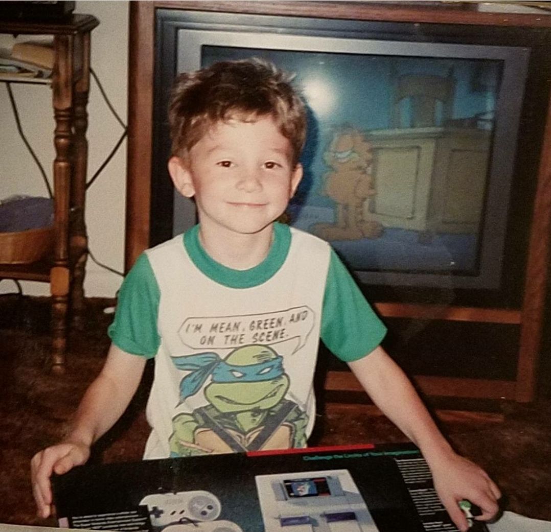 Me getting my snes on my birthday in '92. 29 years later, not much has changed. | Scrolller