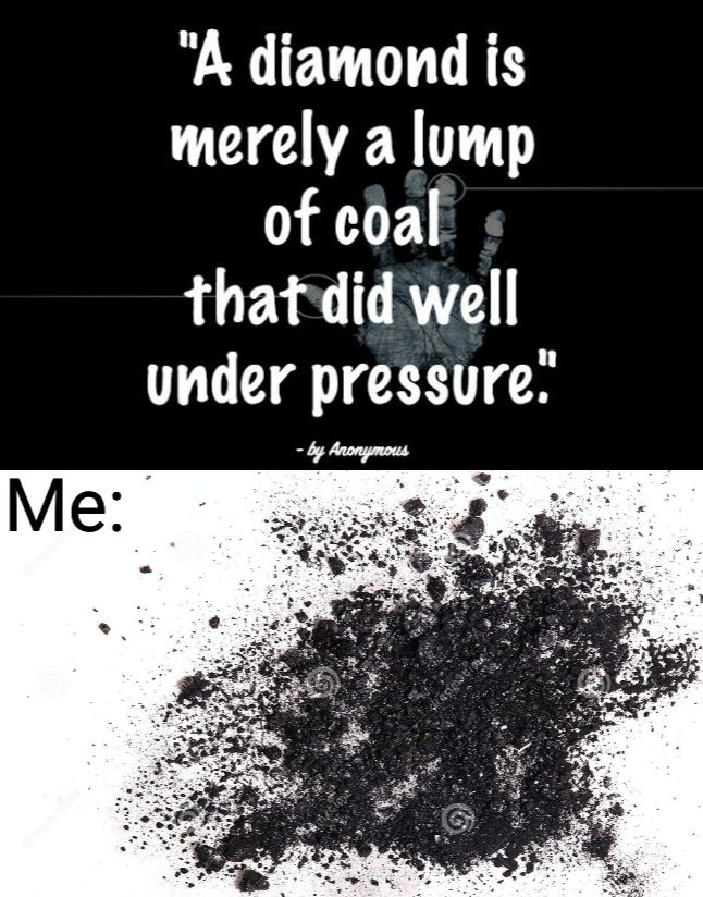 Me no good under the pressure | Scrolller