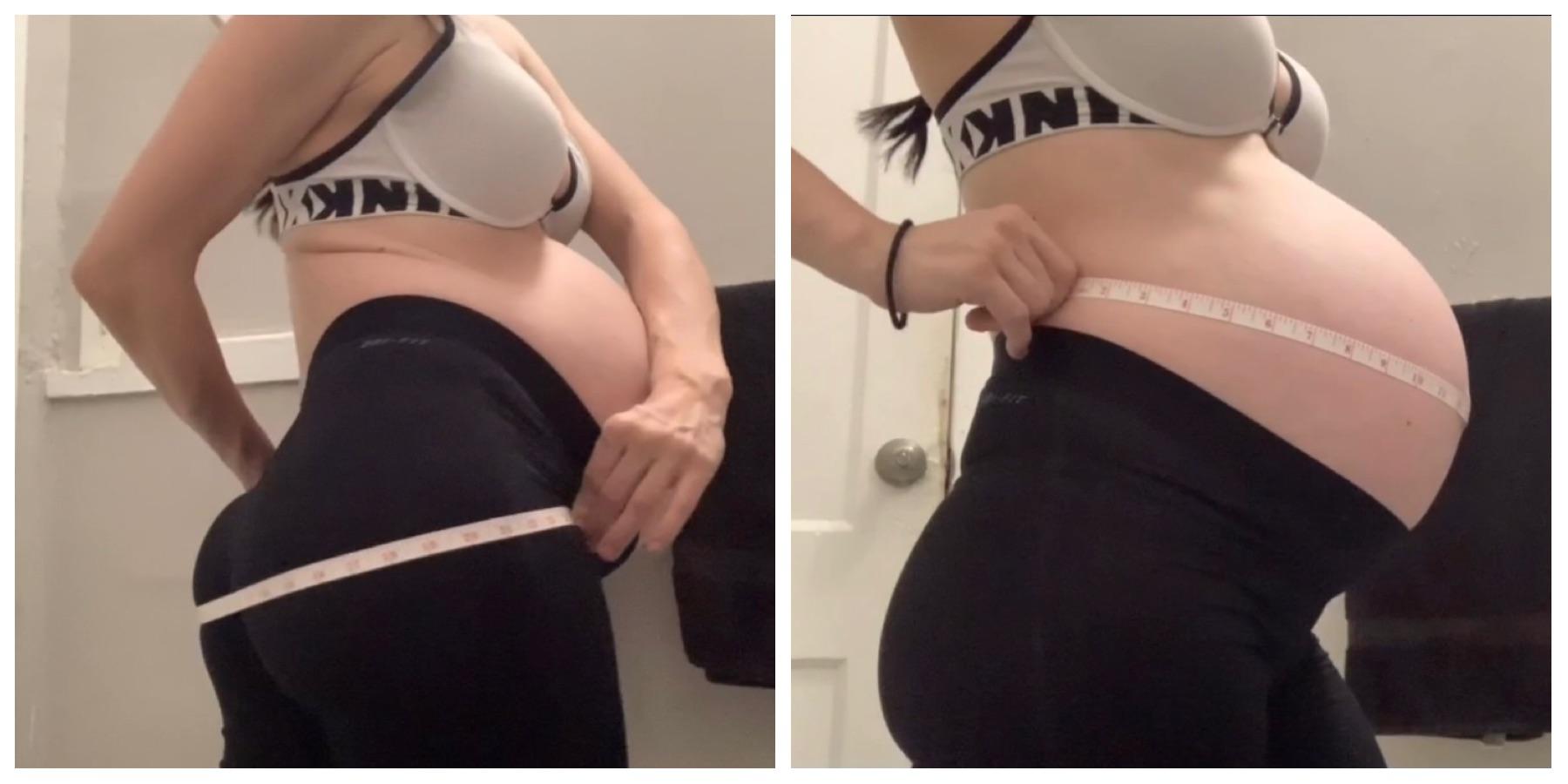 Measuring this ass and belly😝 | Scrolller