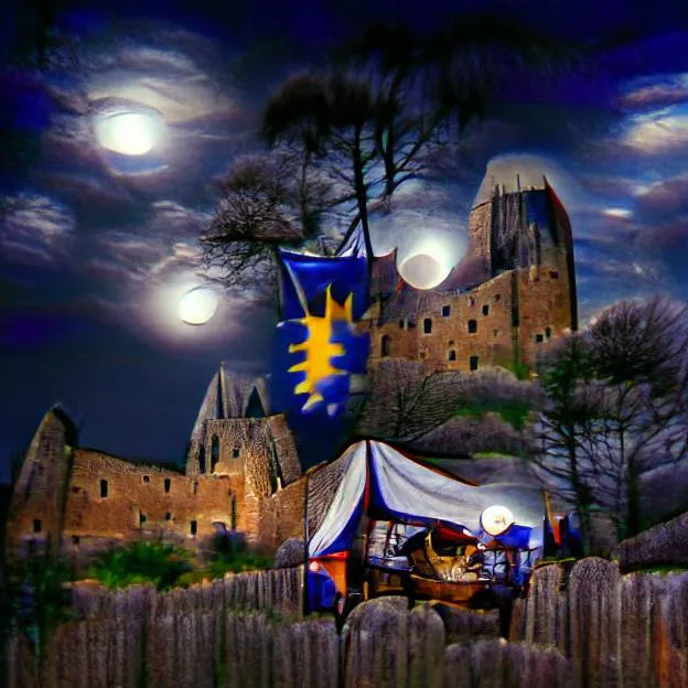 Medieval in moonlight | Scrolller