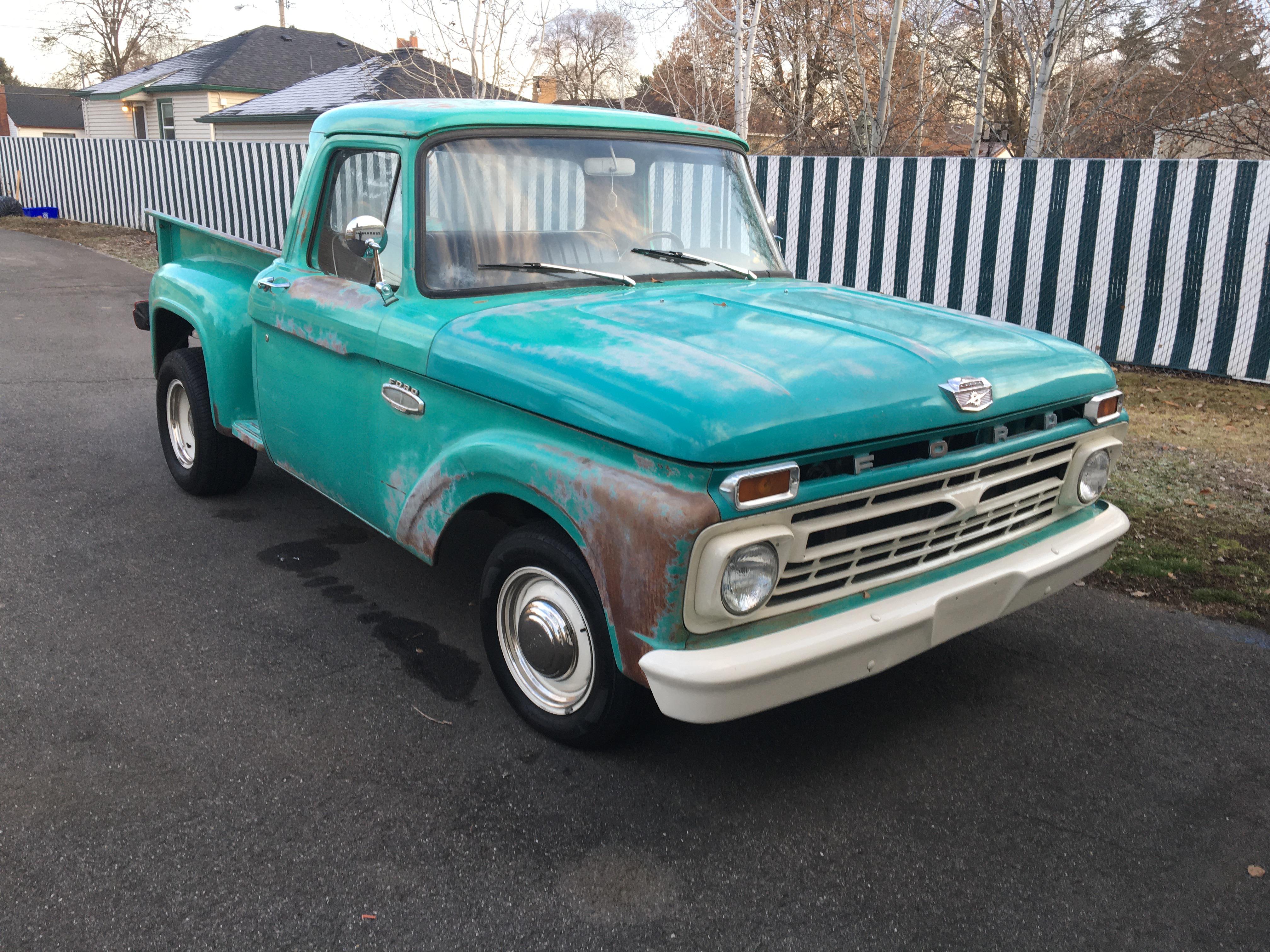 Meet Bruno! My 1966 F100 slick stepper. | Scrolller