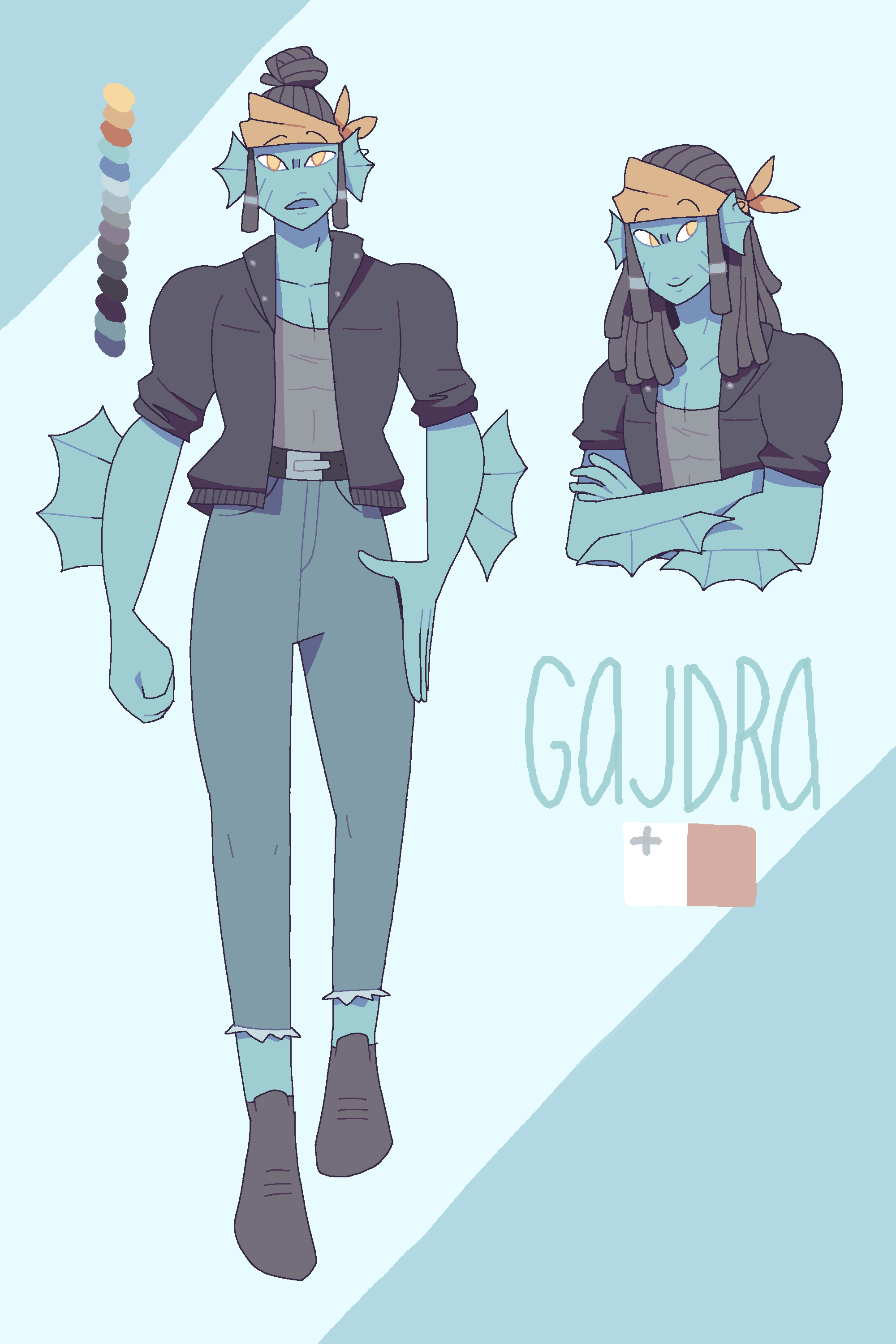 Meet Gajdra, he's like a buff fish guy who's also a big nerd | Scrolller