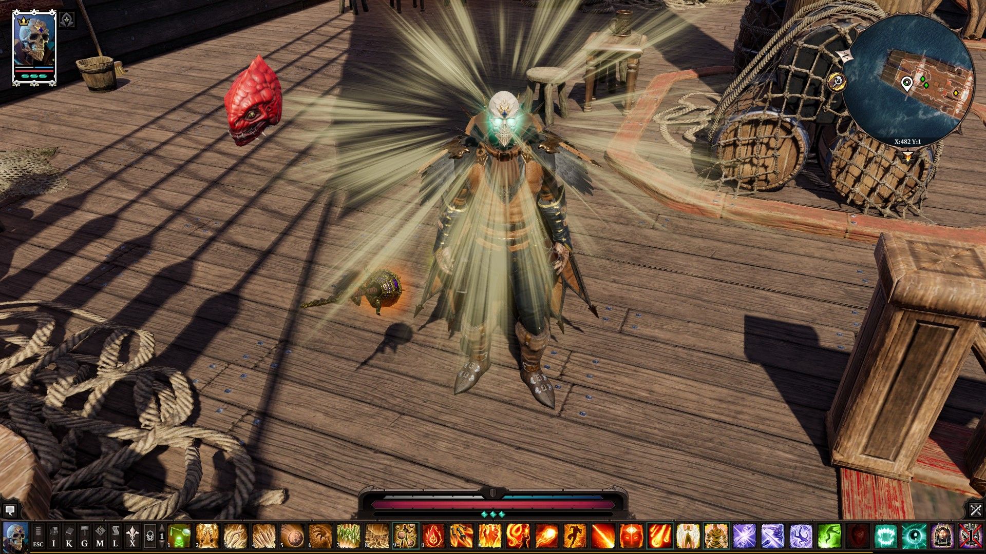 Meet my new pet, Red Lizard McFloaty ( Devourer armor set bug ) | Scrolller