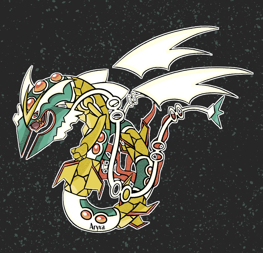 Mega Rayquaza, Ultra Necrozma [OC] | Scrolller