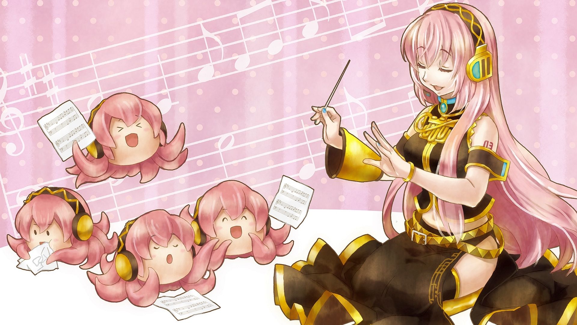 Megurine Luka by Hako [1920x1080] | Scrolller