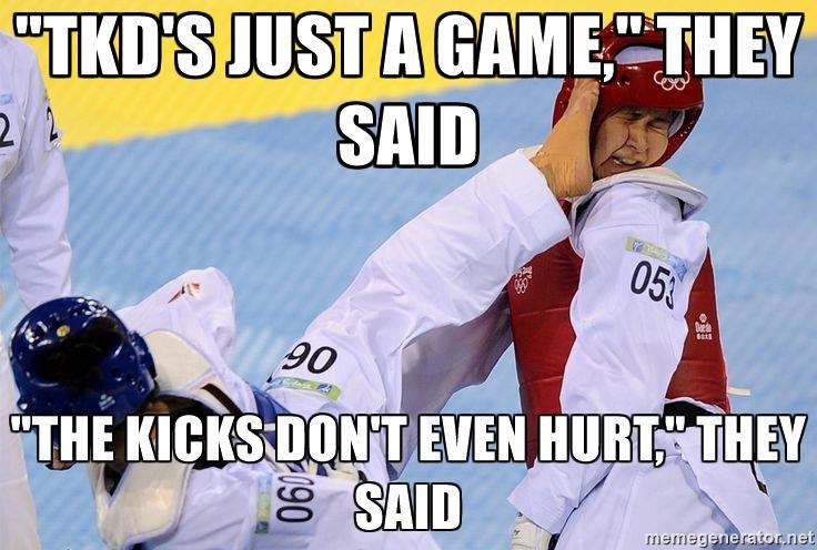 Meh, TKD is just those flippy kicks right? | Scrolller