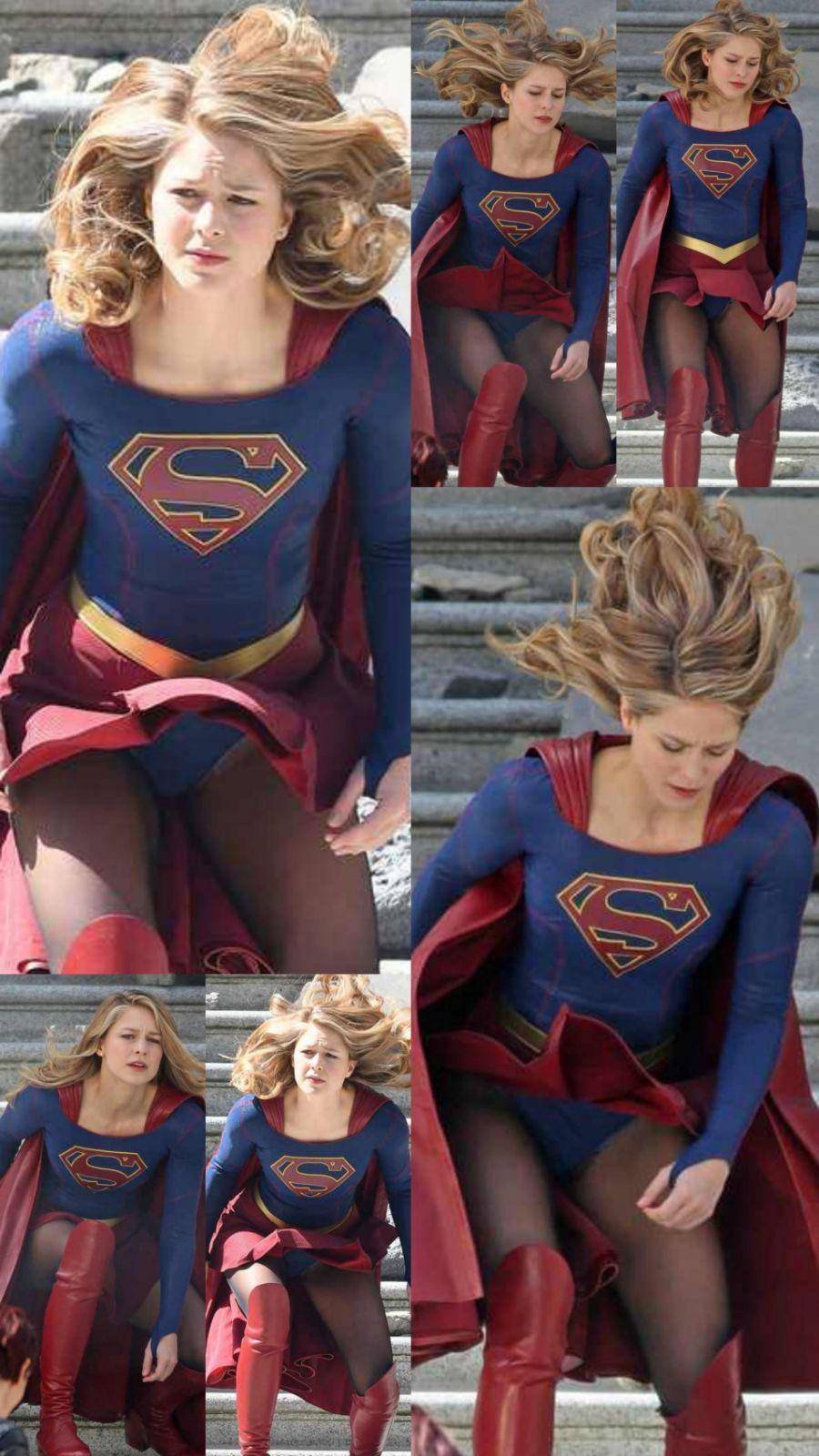 Melissa Benoist upskirt compilation! | Scrolller