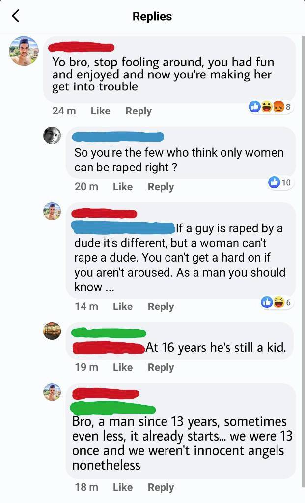 Men can't be raped | Scrolller