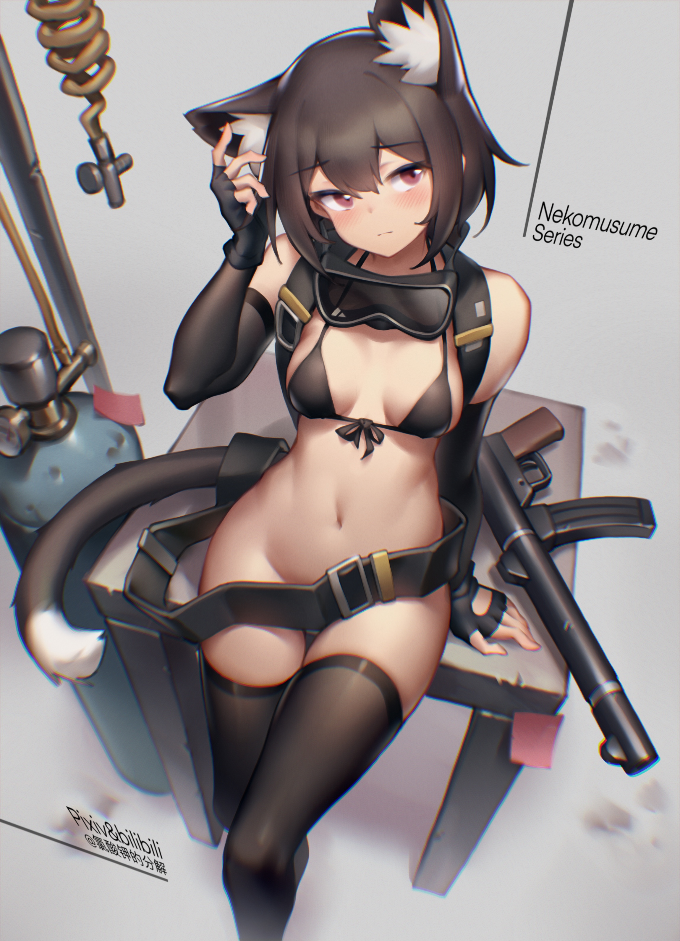 Mercenary catgirl | Scrolller