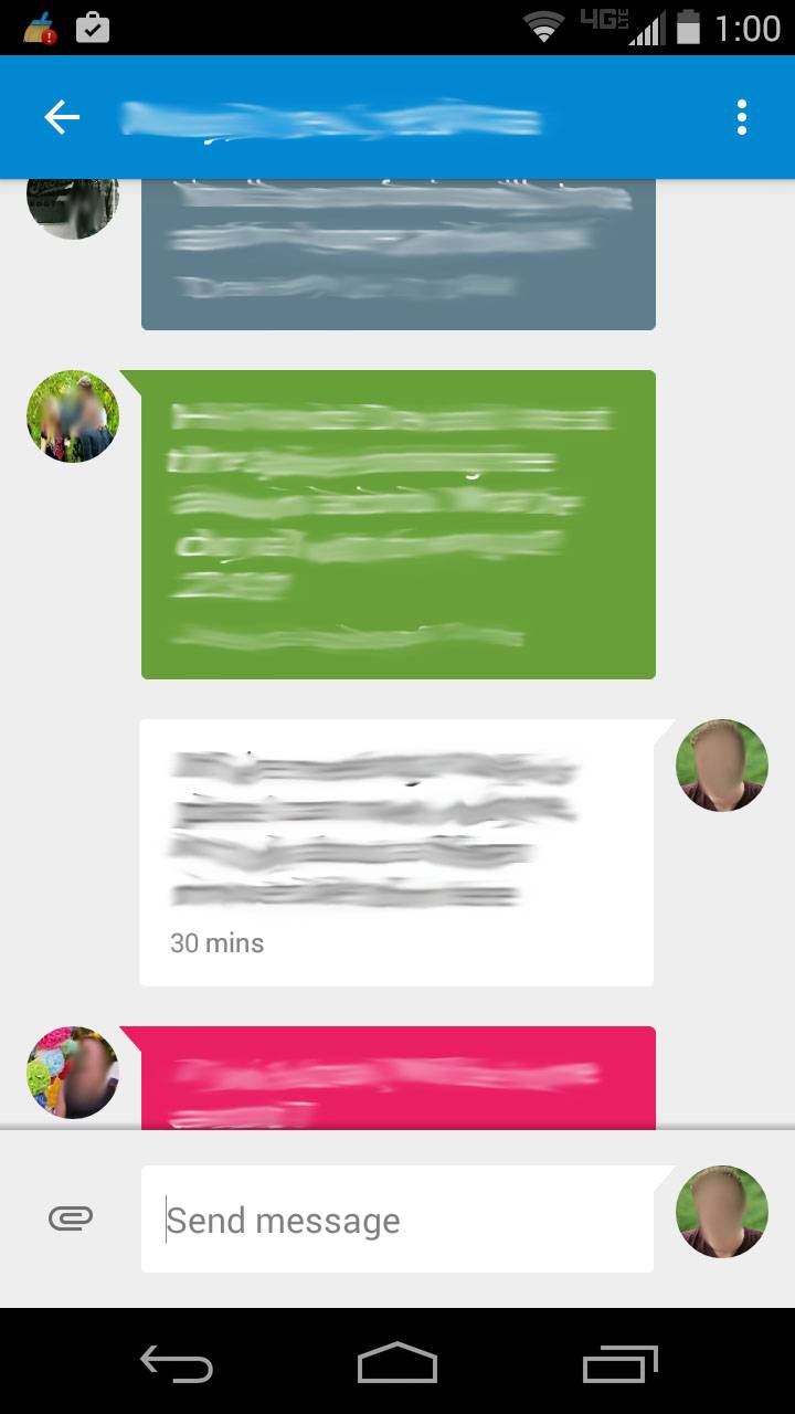 Messenger's MMS conversations are pretty | Scrolller