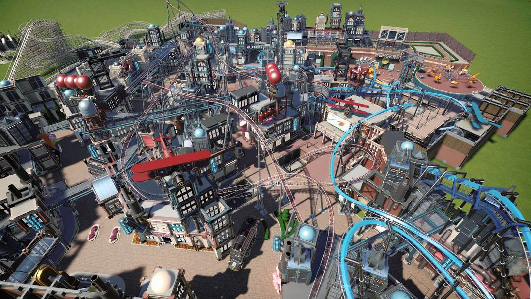 Metropolis 1899 - Overview of the park, it keeps growing! | Scrolller