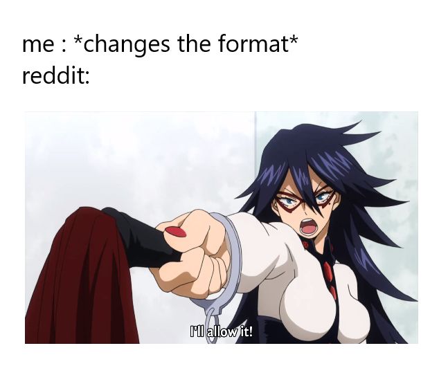 mha format | Scrolller