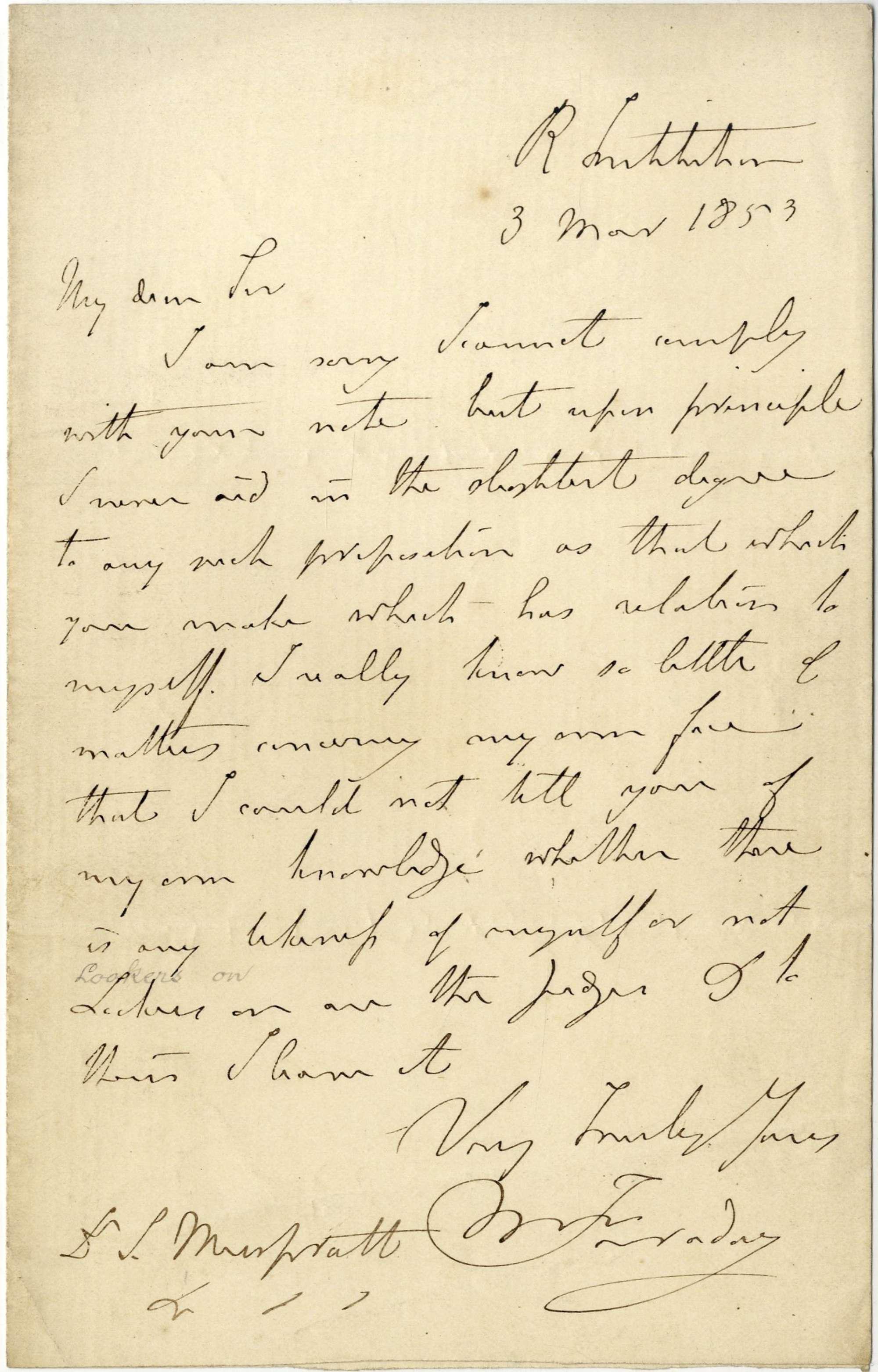 Michael Faraday Letter | Scrolller