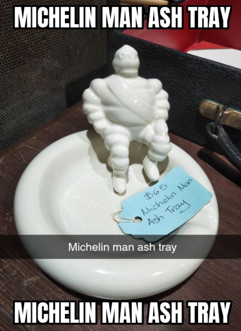 Michelin man ash tray | Scrolller