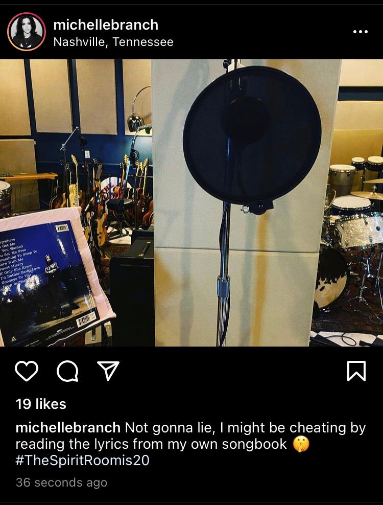 Michelle is re-recording The Spirit Room for its’ 20th anniversary!! | Scrolller