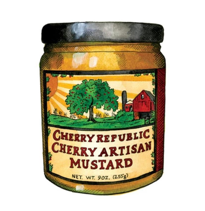 Michigan made cherry mustard, a long time favorite | Scrolller