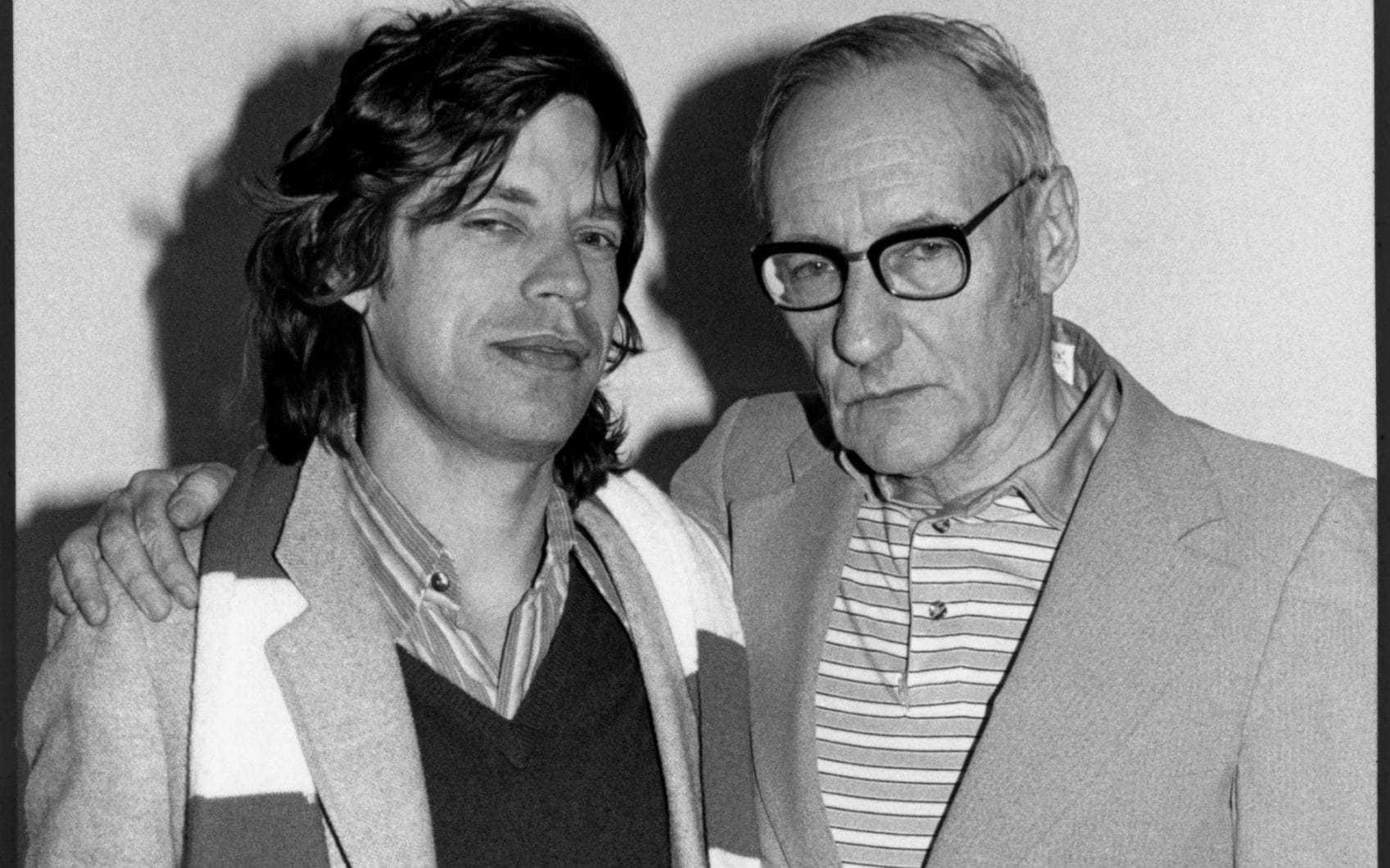 Mick Jagger & William S. Burroughs, 1980s | Scrolller