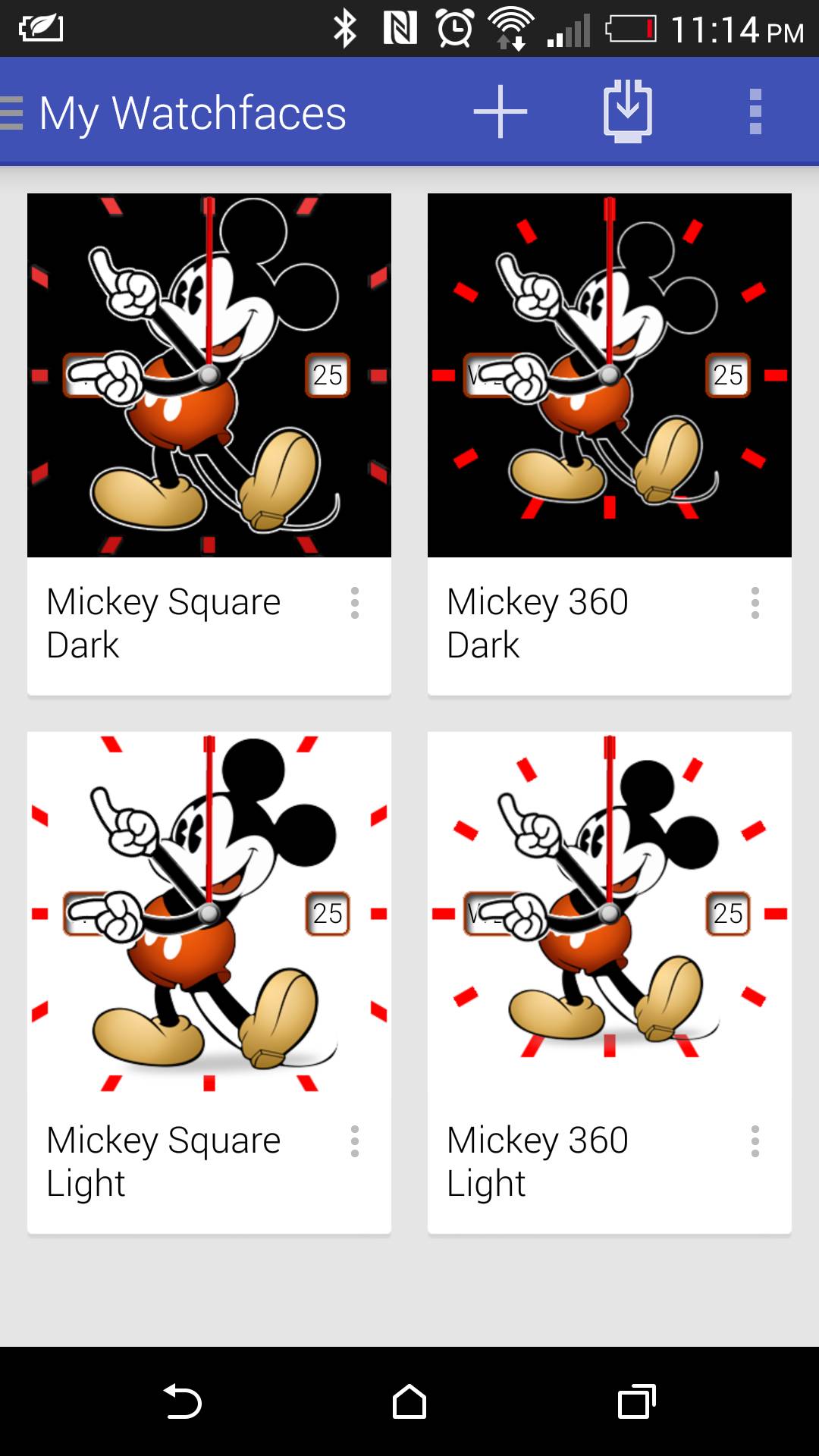 Mickey Hands face Light/Dark Square/360 | Scrolller