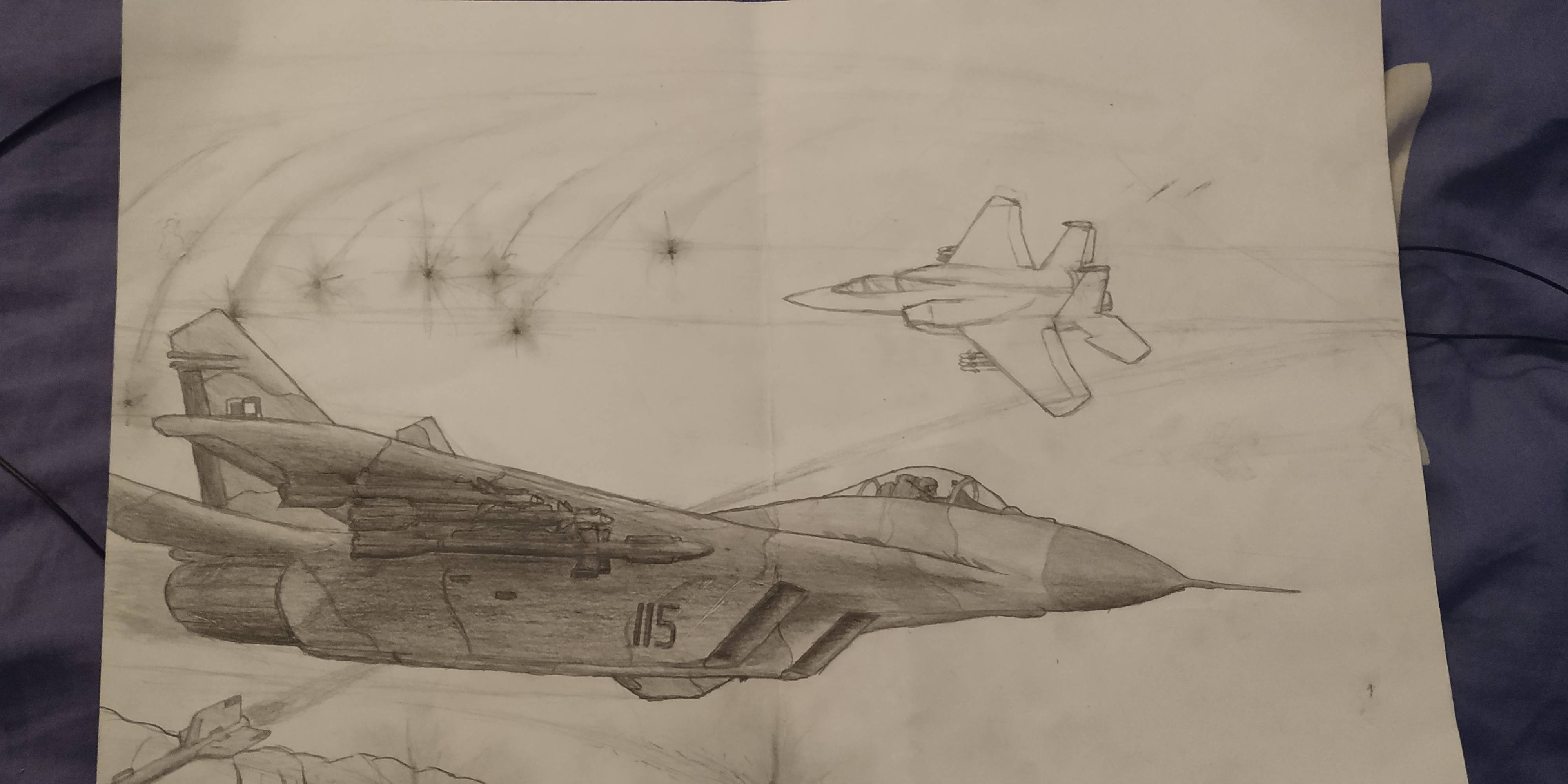 MiG 29 and F-15 in a dogfight | Scrolller