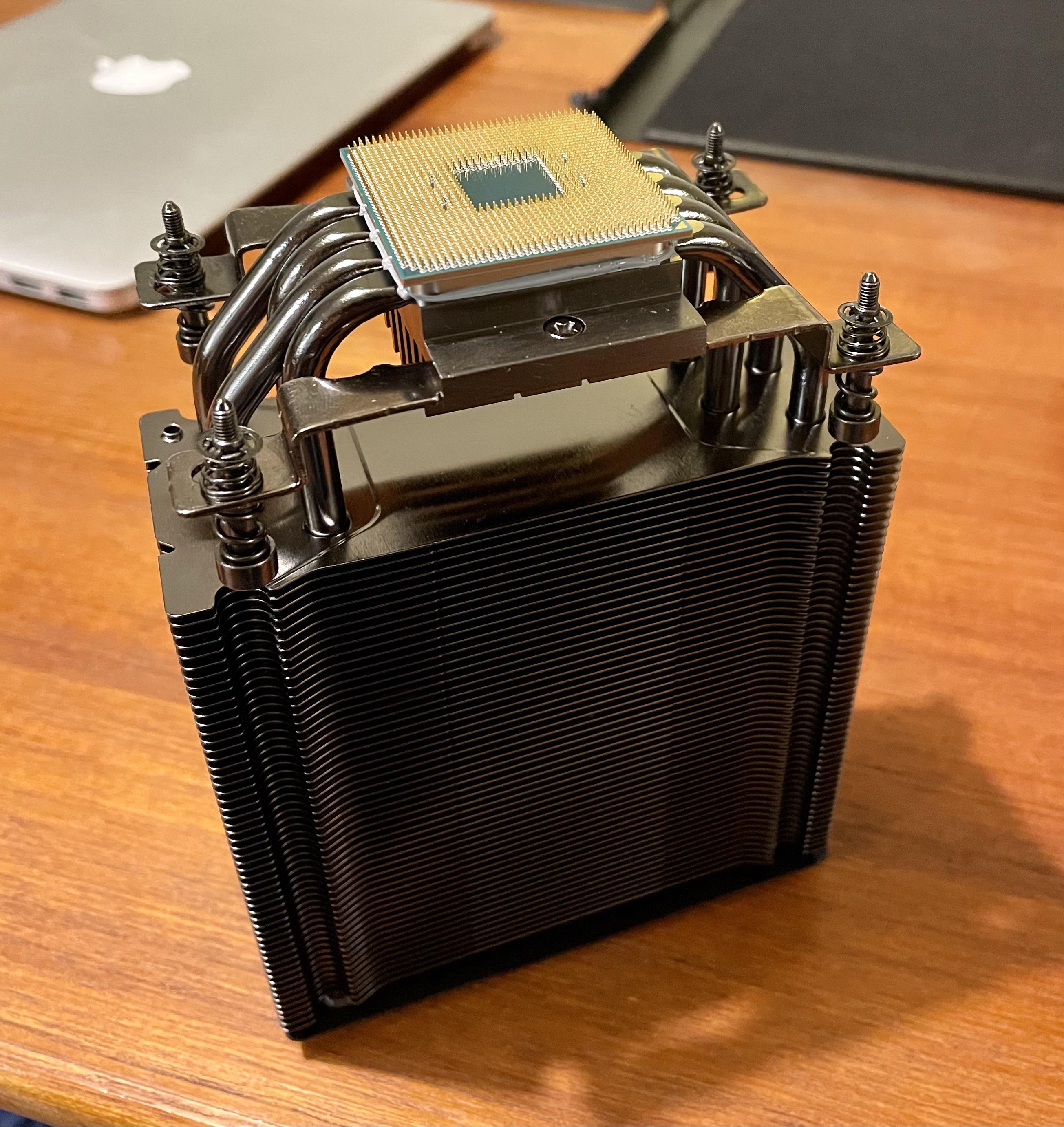 Mild heart attack when swapping cooler | Scrolller